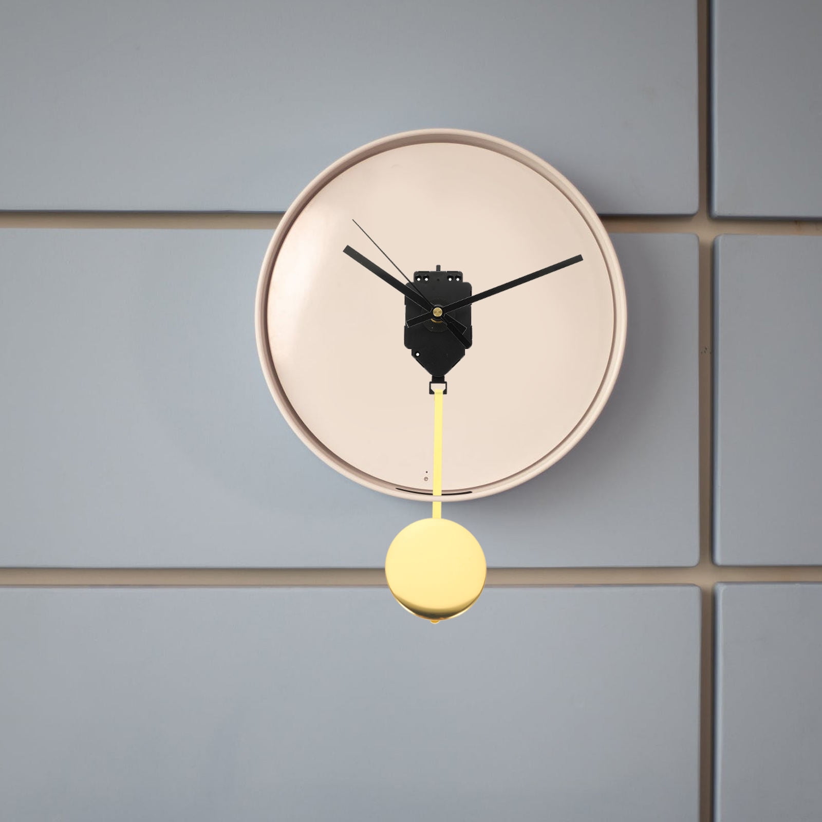 STRANDCHIC Quartz Clock Movement Set with Black Plastic and Metal Parts ...