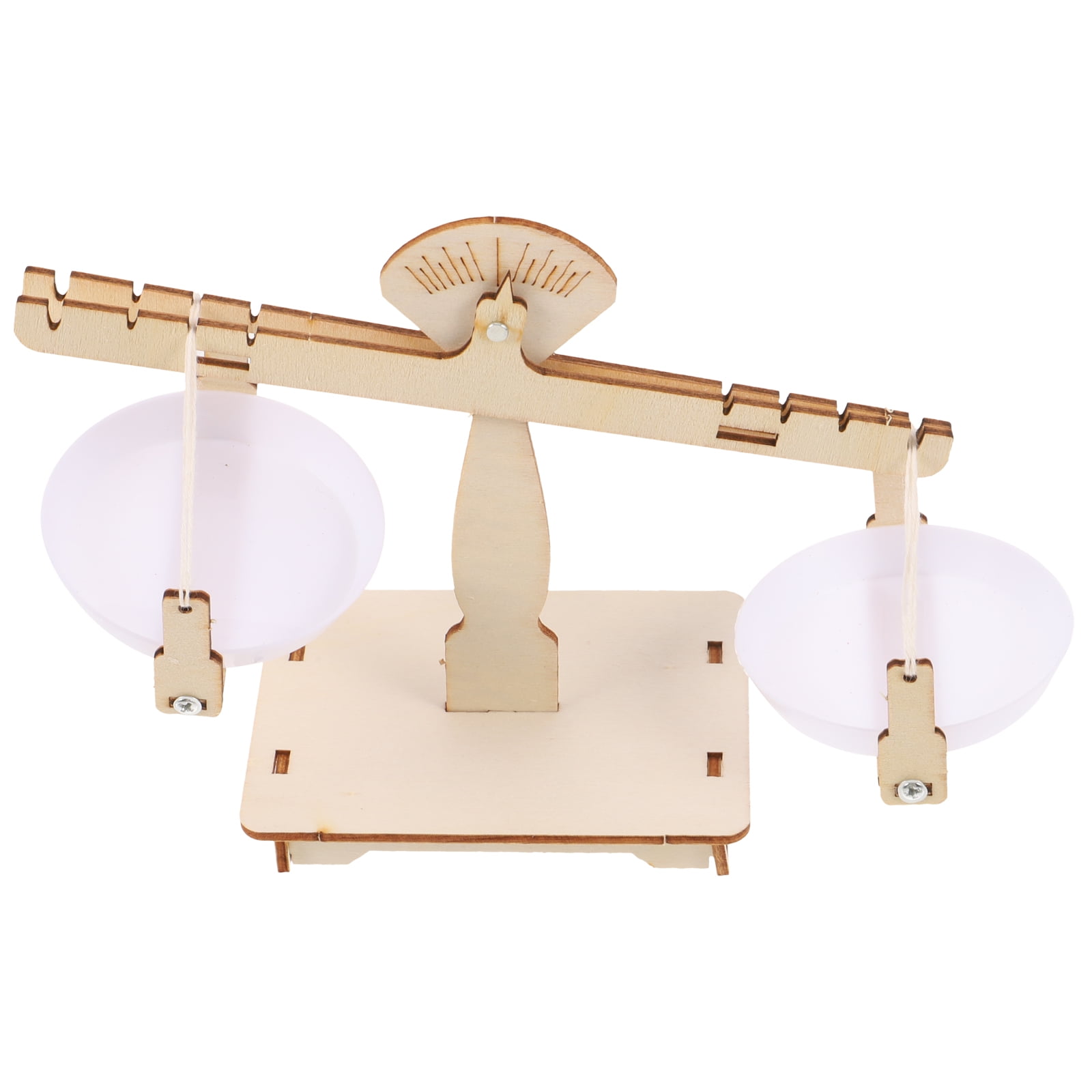 STRANDCHIC Diy Balance Scale Model 1 Children Square Wooden 12.0x5.0x6 ...