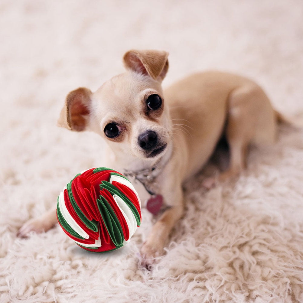 STRANDCHIC Dog Interactive Toys Puppy Sniff Balls Felt Multi Indoor ...
