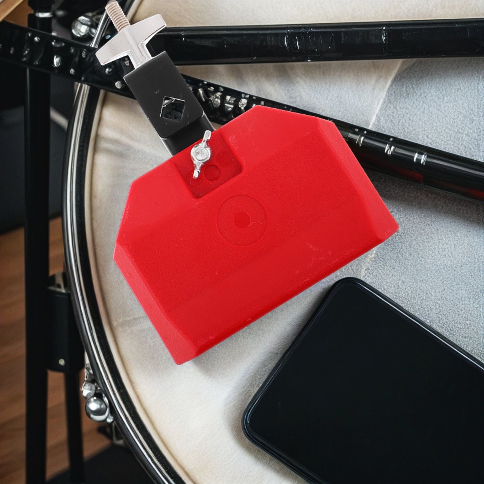 STRANDCHIC Drum Set Supplies Red Plastic Cowbell 1Pack - Walmart.com