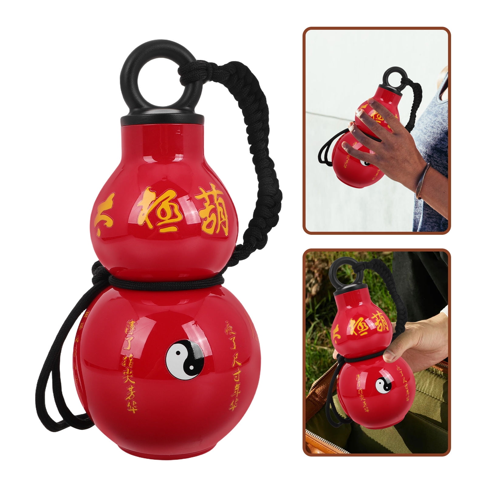 STRANDCHIC Gourds Gourd Water Bottle Red Plastic Large Capacity For ...
