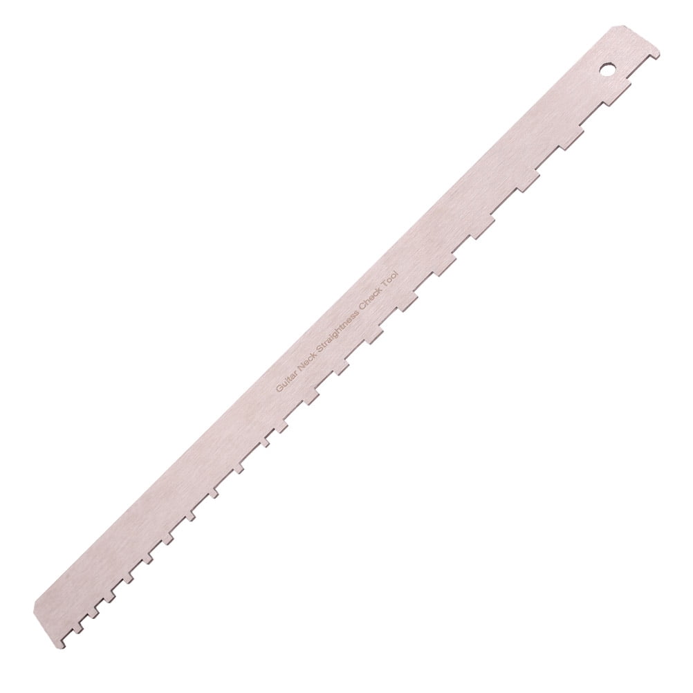 STRANDCHIC Guitar Measuring Tool Notched Straightedge Stainless Steel ...