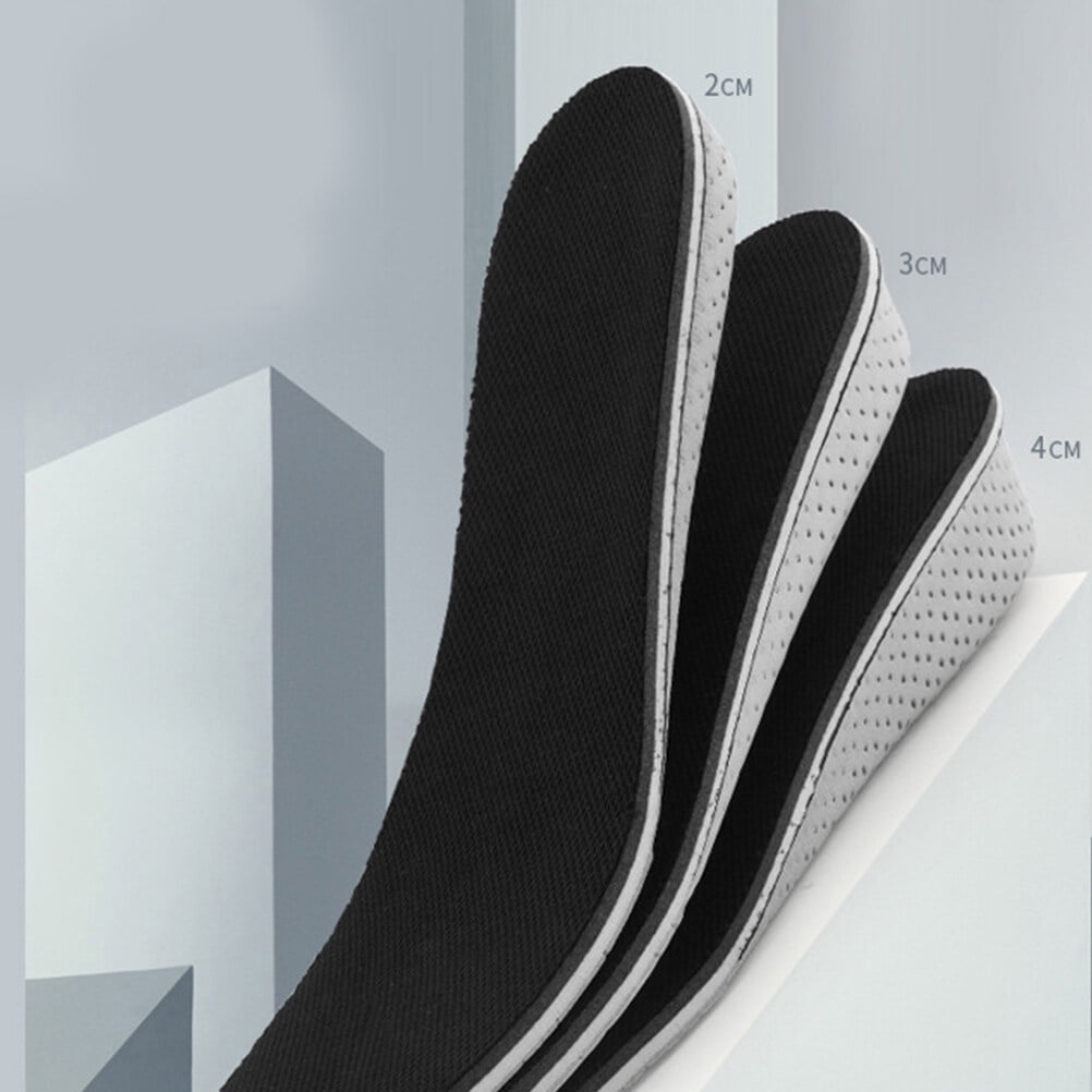 STRANDCHIC Height Lifting Insoles 1 Pair EVA Black for Men and Women 35 ...
