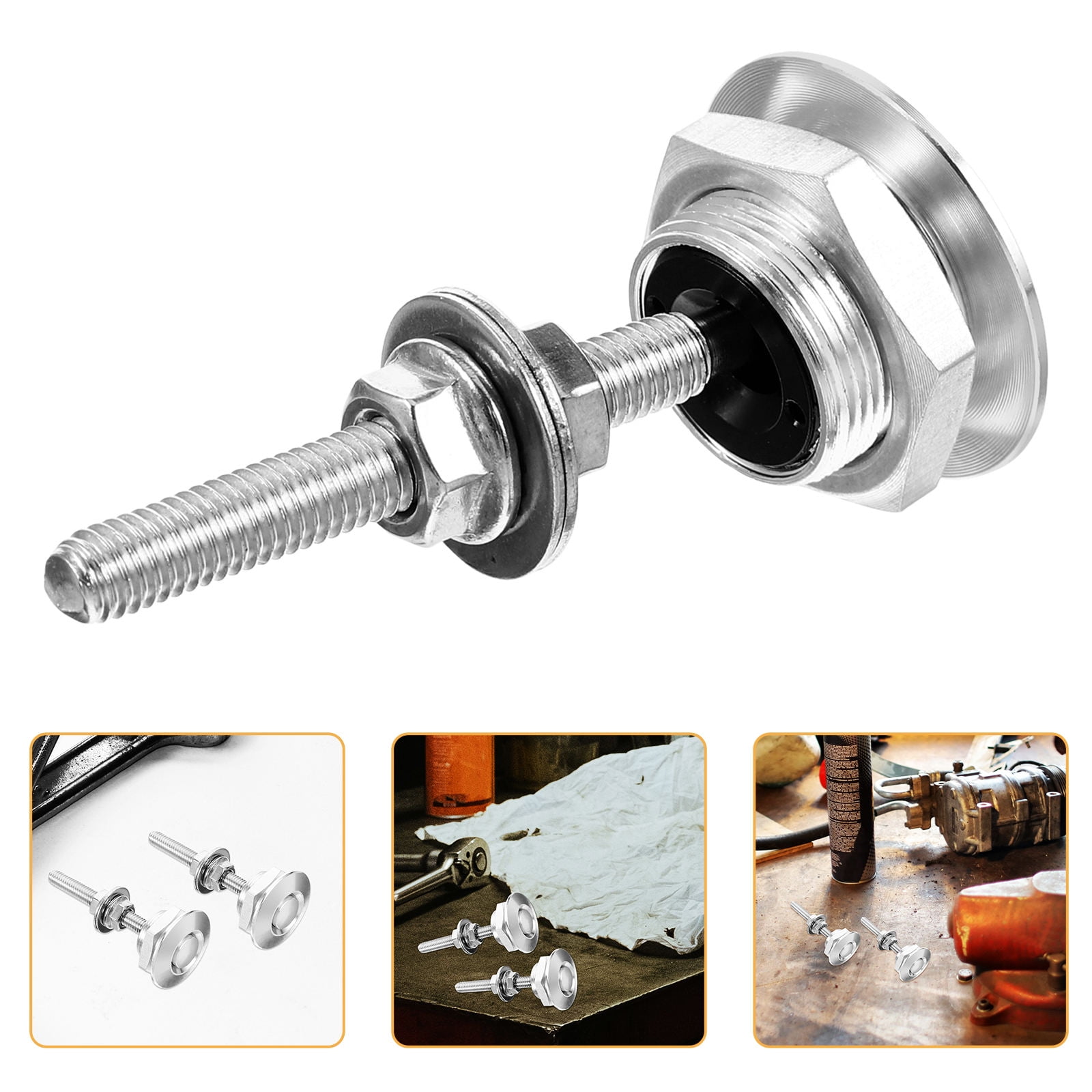 STRANDCHIC Hood Latches for Set Quick Releasing Aluminum Hood Pin for ...