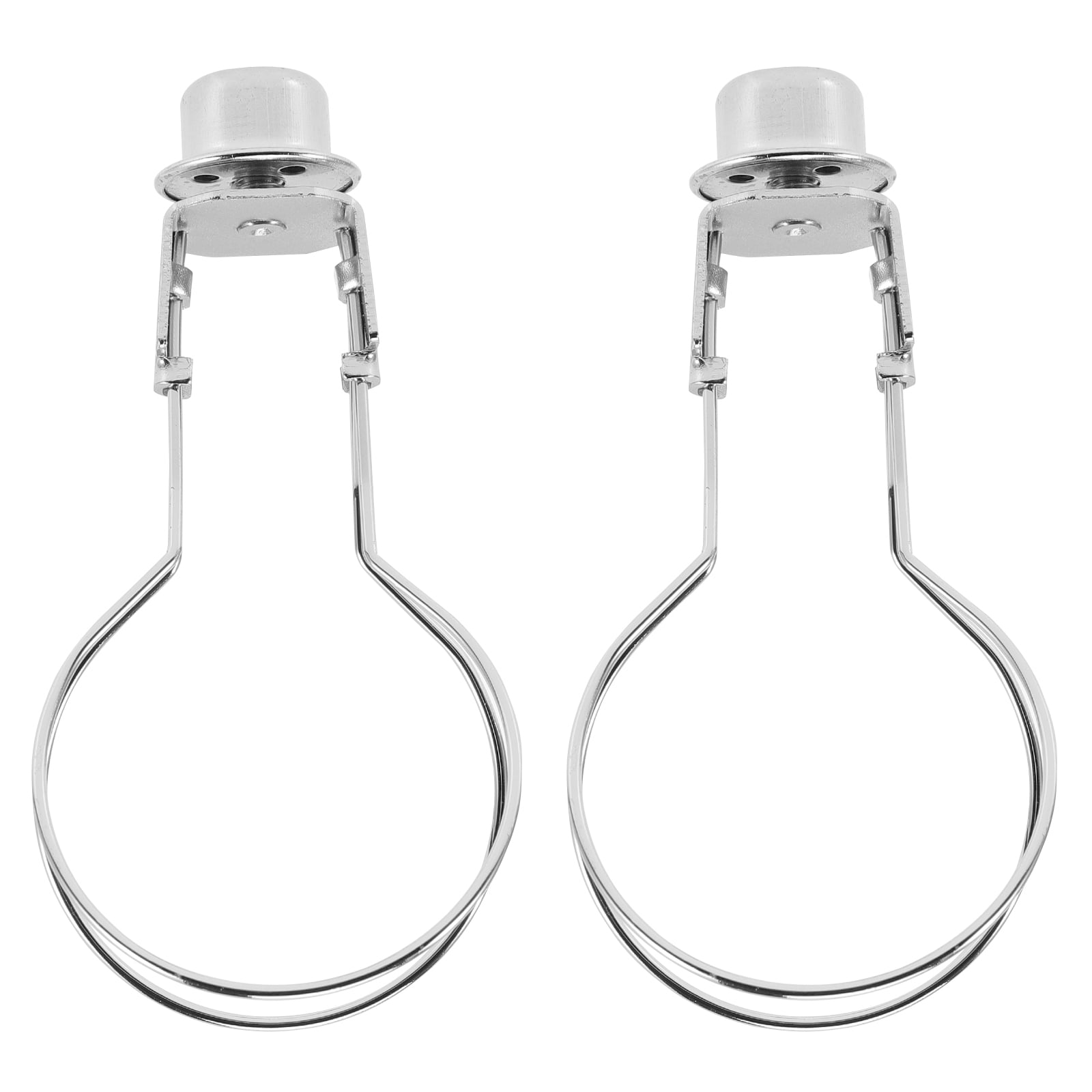 STRANDCHIC Lamp Holder Clips Metal Lampshade Holder Silver Iron Clip ...