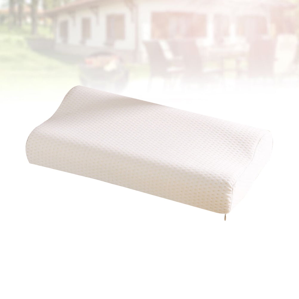 STRANDCHIC Memory Foam Pillow 1Pack White 40x25cm For Neck Support And ...