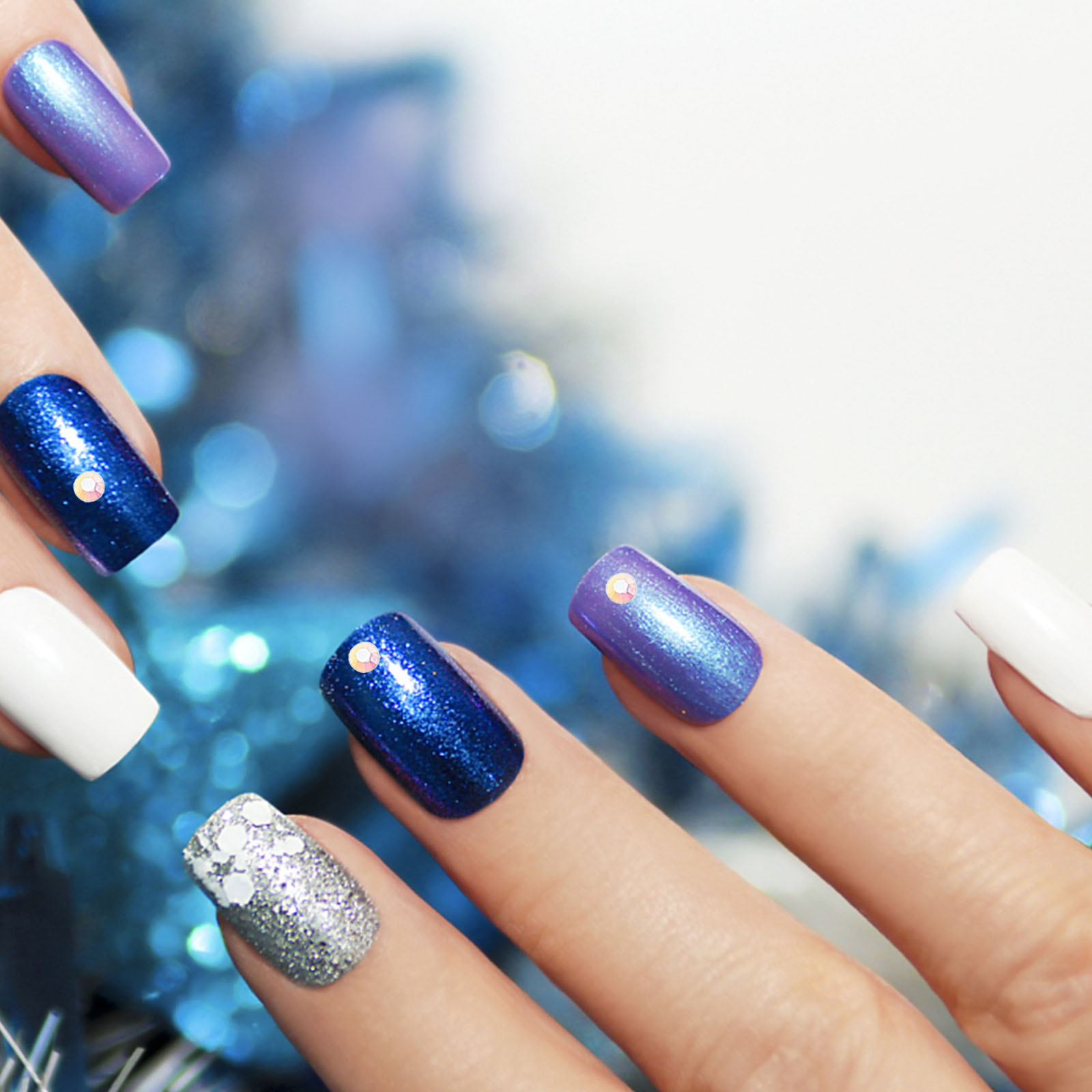 STRANDCHIC Nail Charms Bulk 3 Pack in Assorted Color for DIY Projects ...