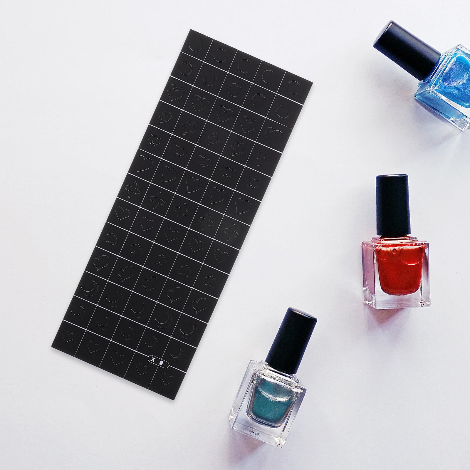 STRANDCHIC Nail Design Stickers 1 Sheet Self-Adhesive for Women with ...