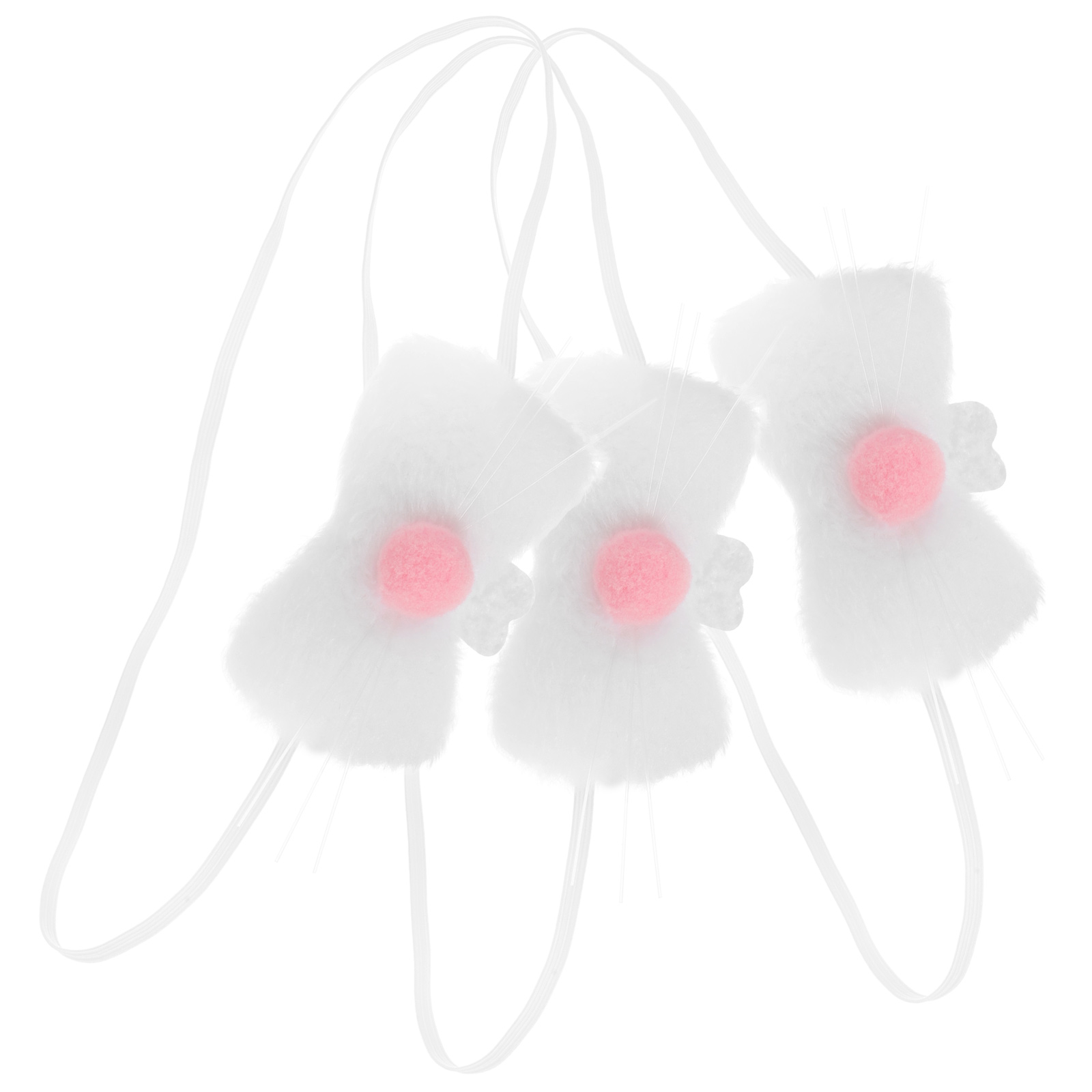 STRANDCHIC Nose Prop 3Pcs Bunny Nose Plush Fabric for Children Cute ...