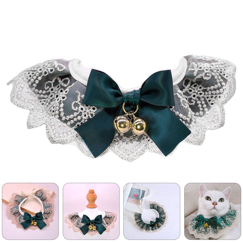 STRANDCHIC Adjustable Pet Neck Ornament Durable Fancy Cat Collar ...