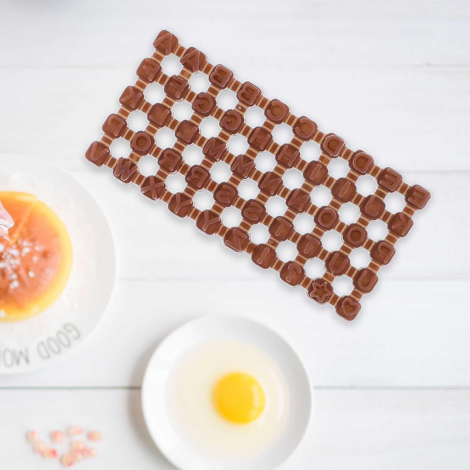 STRANDCHIC Polymer Clay Letter Stamps 2 Sets Plastic Miniature Square ...