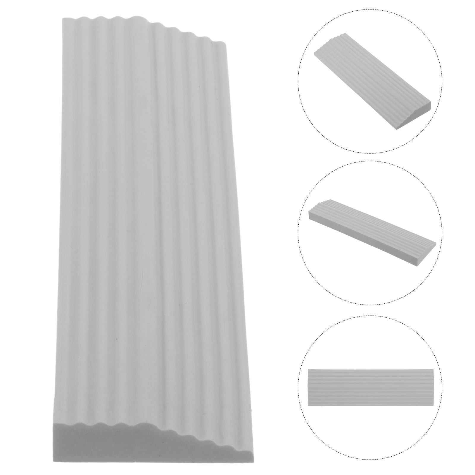 STRANDCHIC Ramp Mat Robot Ramp Slope Grey PVC Climbing Ramp Bathroom ...