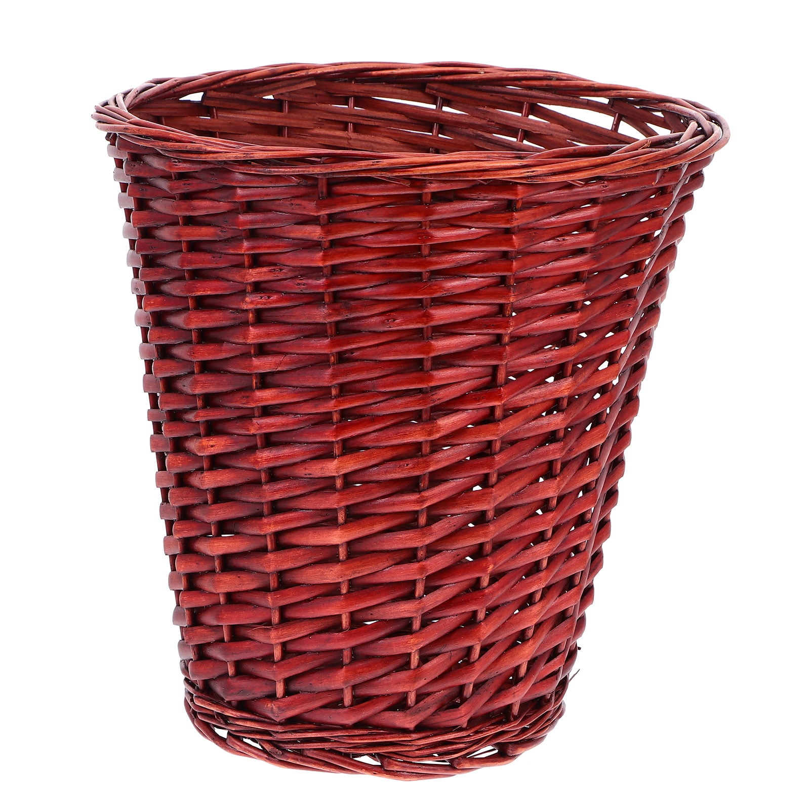 STRANDCHIC Rattan Weaving Decorative Wastebaskets 2pcs Home Organizer ...