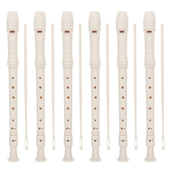 STRANDCHIC 6Sets Beginner Soprano Recorder Beige German Craftsmanship ...