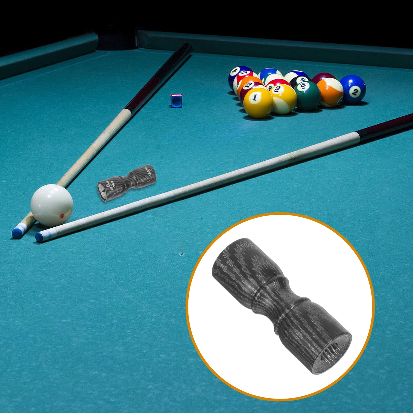 STRANDCHIC Pool Cue Joint Protector Billiard Tip Cover Anti- Snooker ...