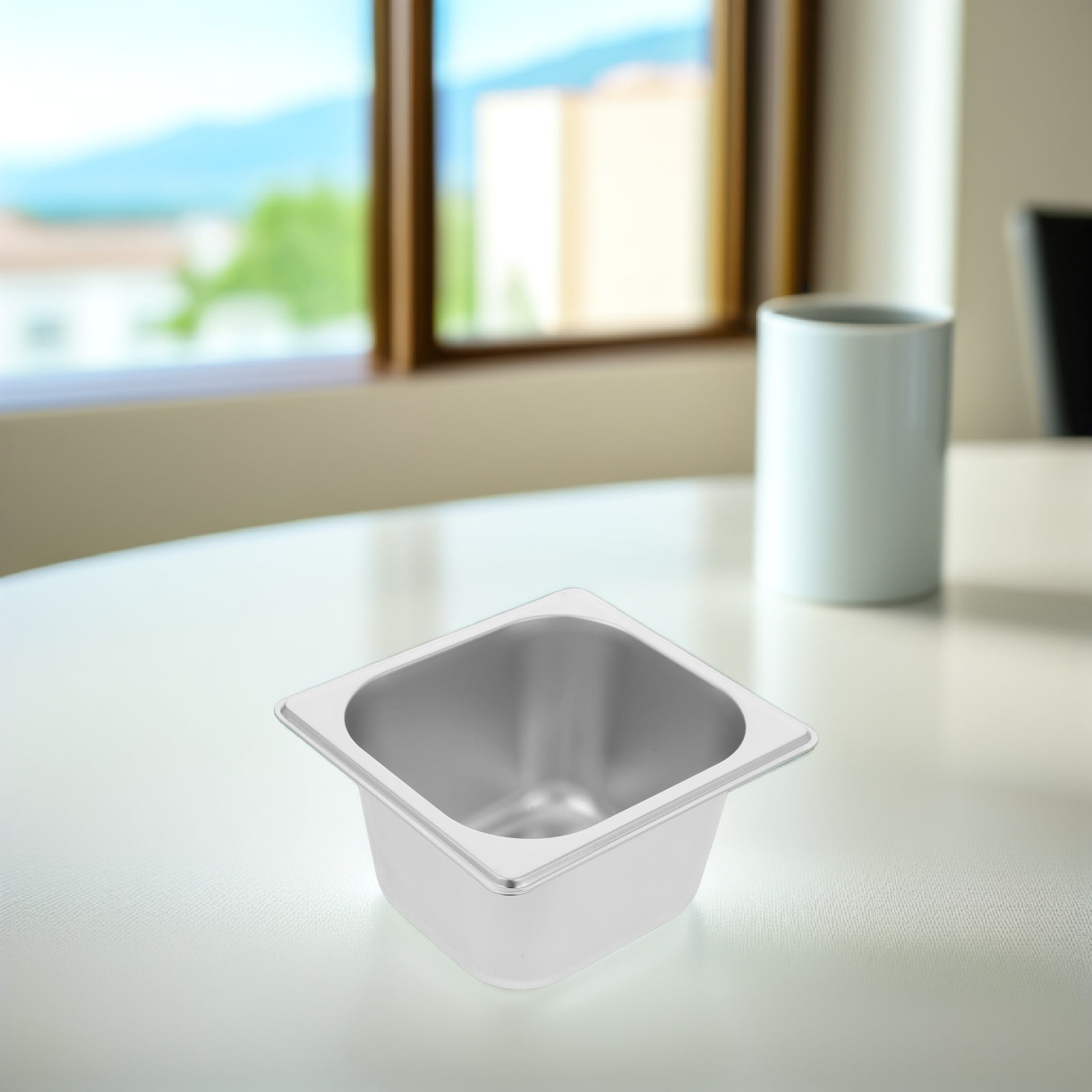 STRANDCHIC Stainless Steel Square Pan Steam Table Pan for Cafeteria Use ...