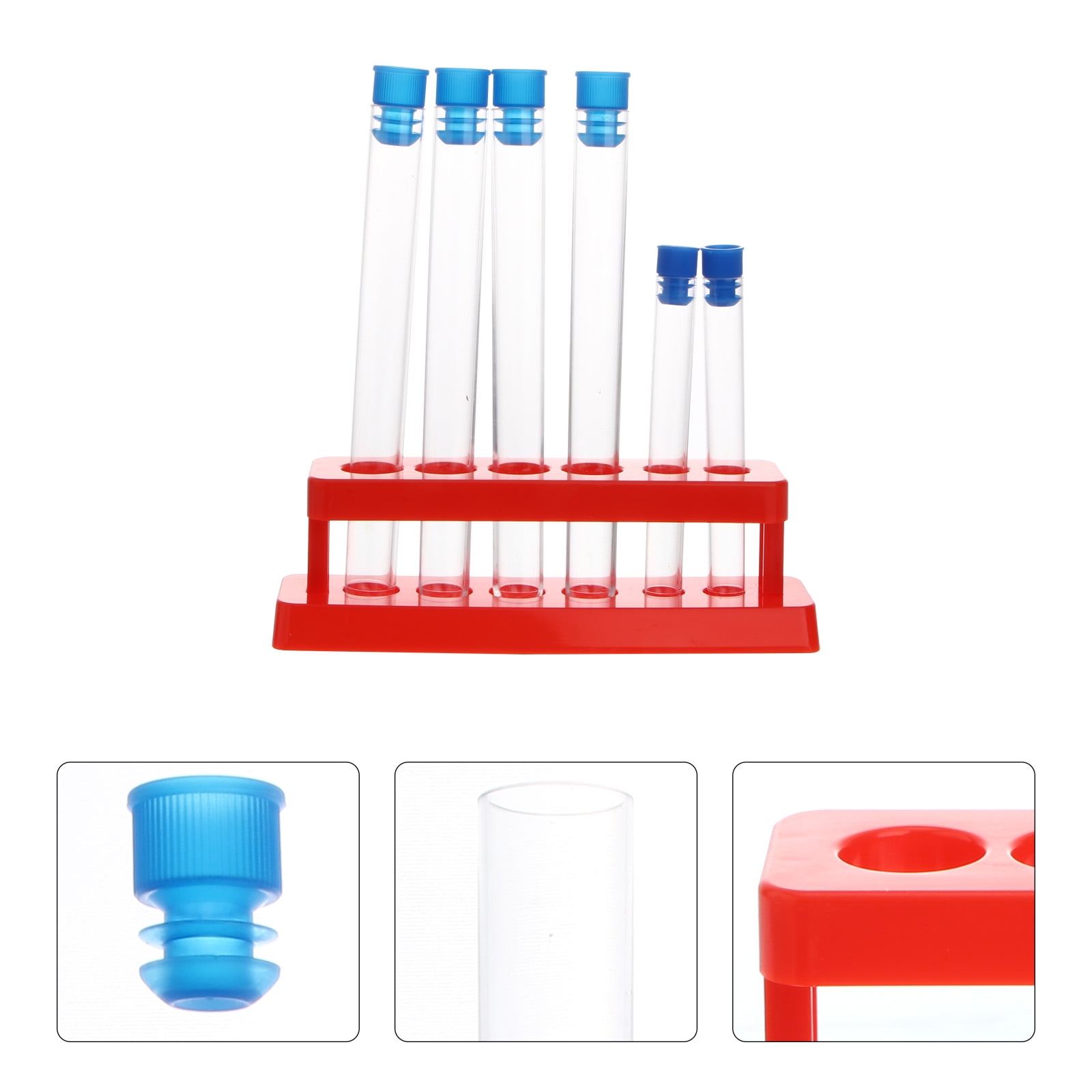 STRANDCHIC Test Tubes With Caps Cylindrical Shape For Crafts And ...