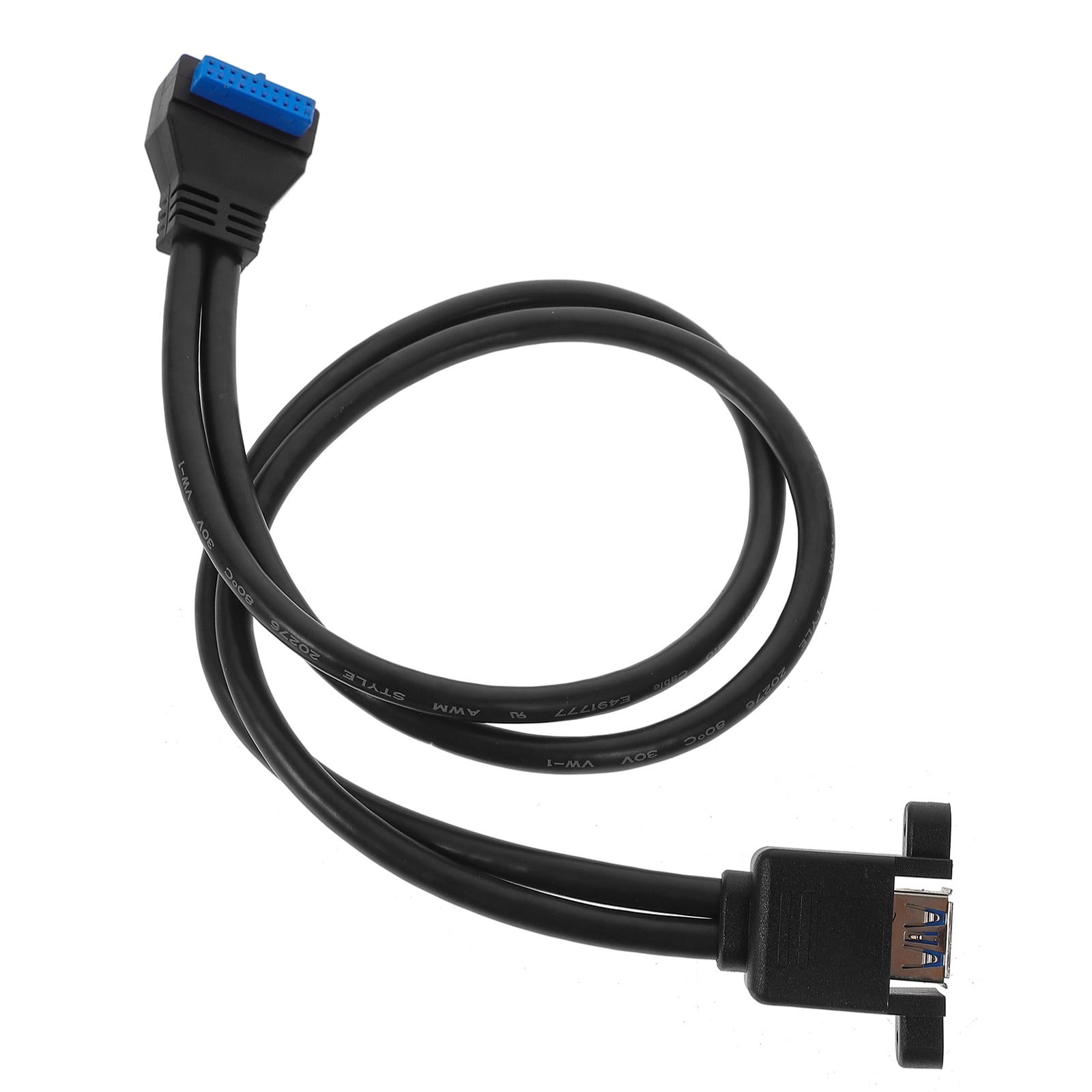 STRANDCHIC 1Set USB Panel Mount Adapter Extension Cable for Motherboard ...