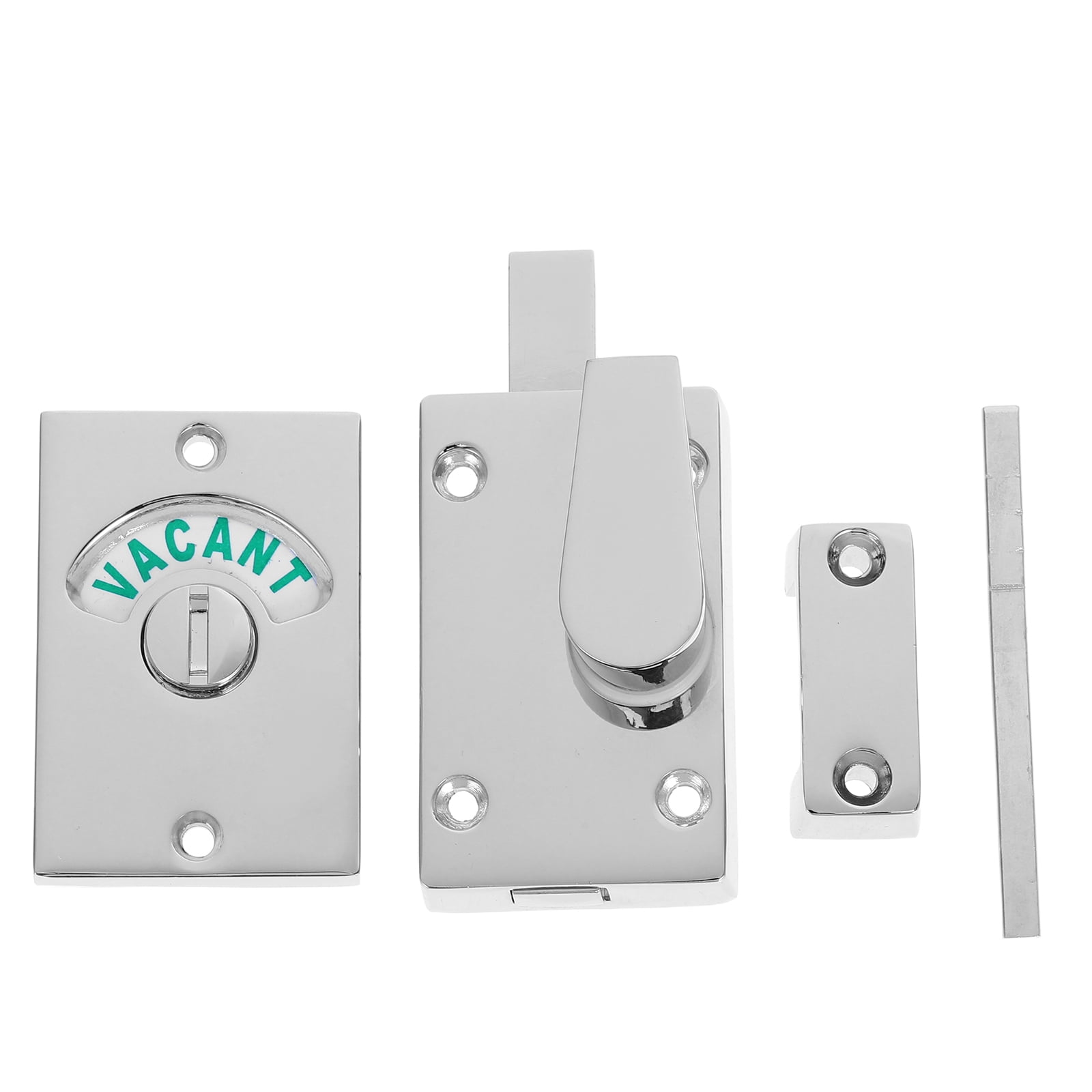STRANDCHIC Door Privacy Indicator Lock Silver Zinc Alloy 1 Set ...