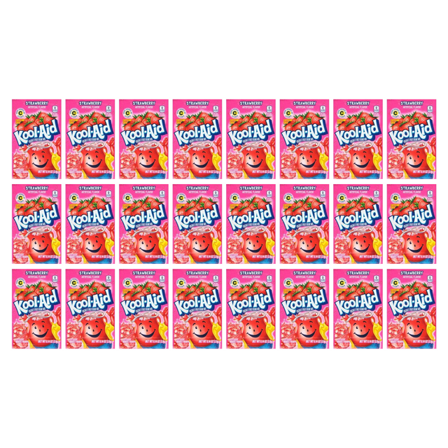 STRAWBERRY Kool-Aid Unsweetened Delicious Artificially Flavored ...