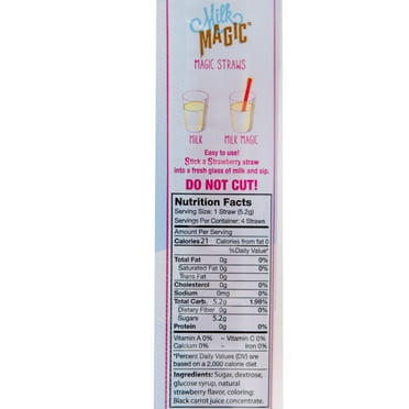 MilK MAGIC Cinnamon Roll Flavored Milk Straw - Walmart.com