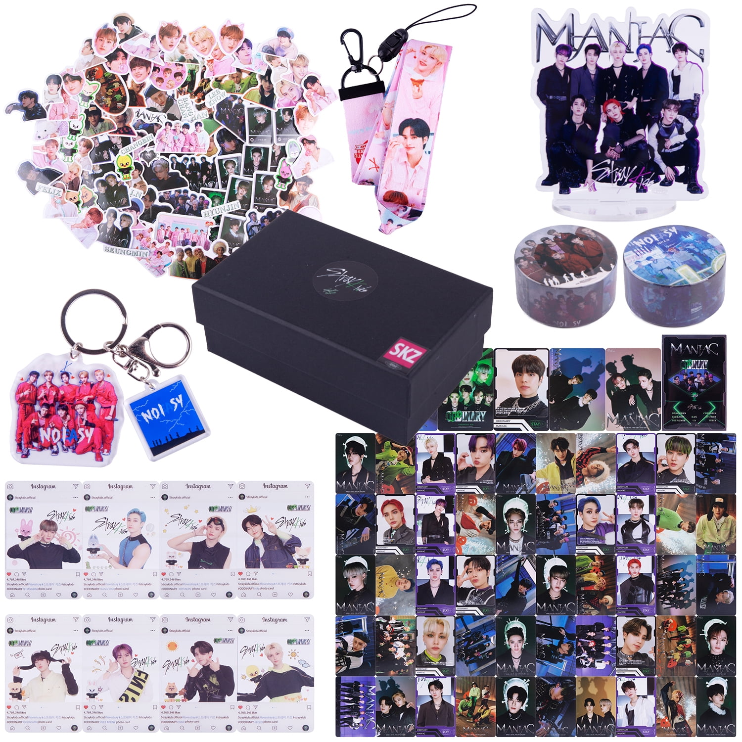 STRAY KIDS Themed Collector's Box - 50+ Exclusive Items with Photo ...