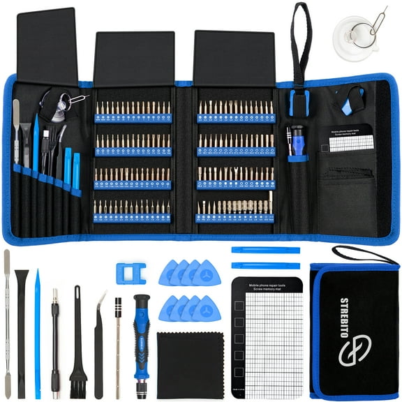 ENDLESSPOOLS 122-in-1 Precision Screwdriver Kit – 101 Magnetic Bits ...
