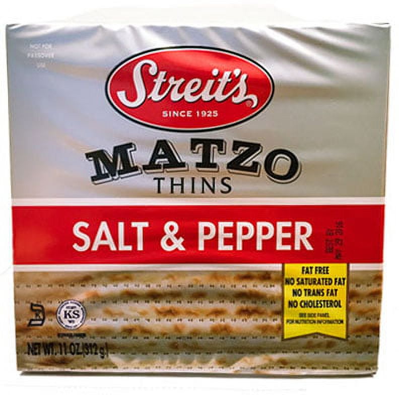 Streits Matzo Salt & Pepper, 16 oz - Walmart Business Supplies