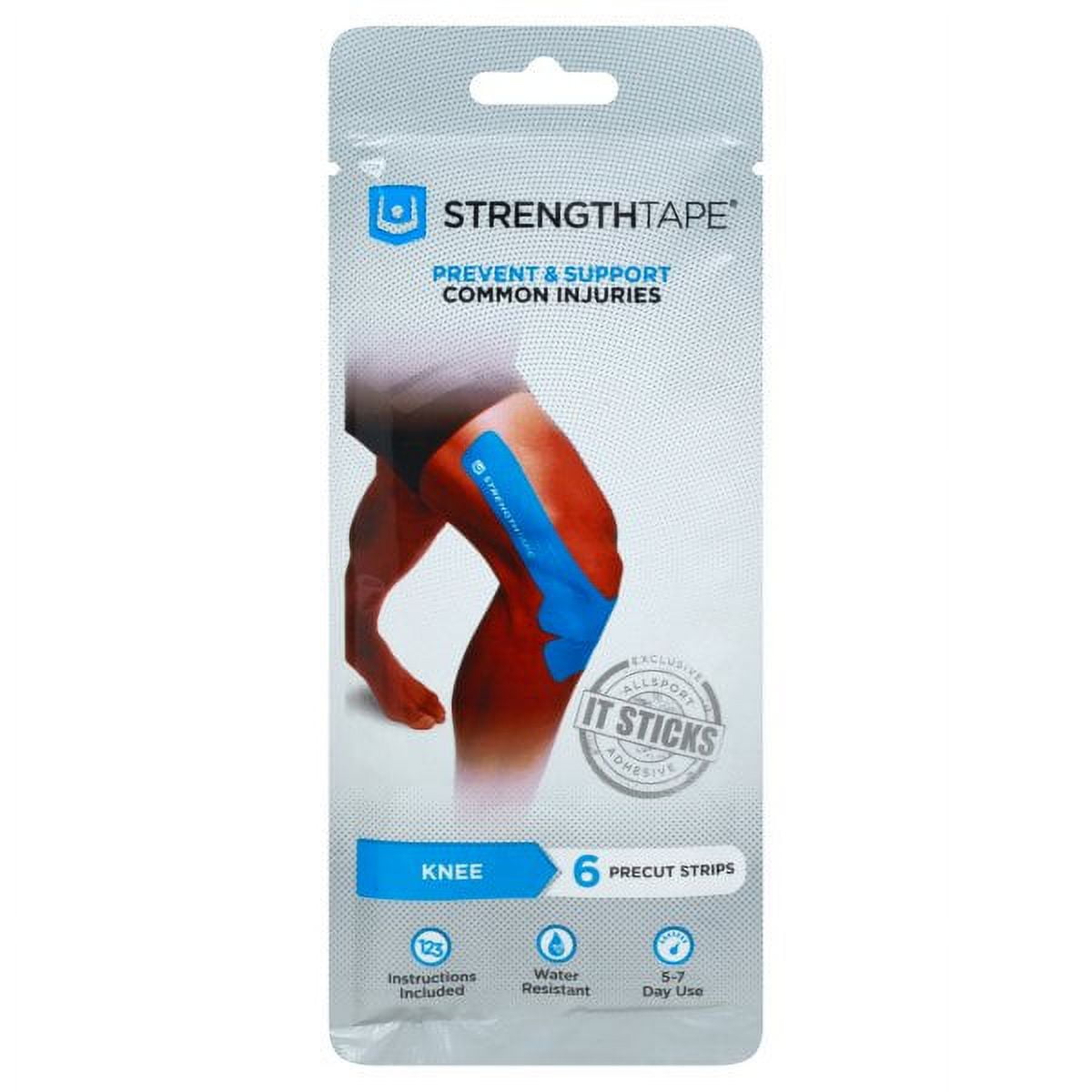 STRENGTHTAPE Knee Athletic Tape Kit HSA/FSA Eligible - Walmart.com