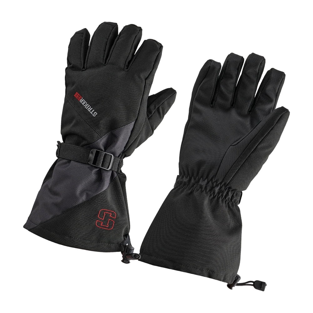 STRIKER ICE Adult Male Predator Fishing Gloves, Color: Black/Gray, Size ...