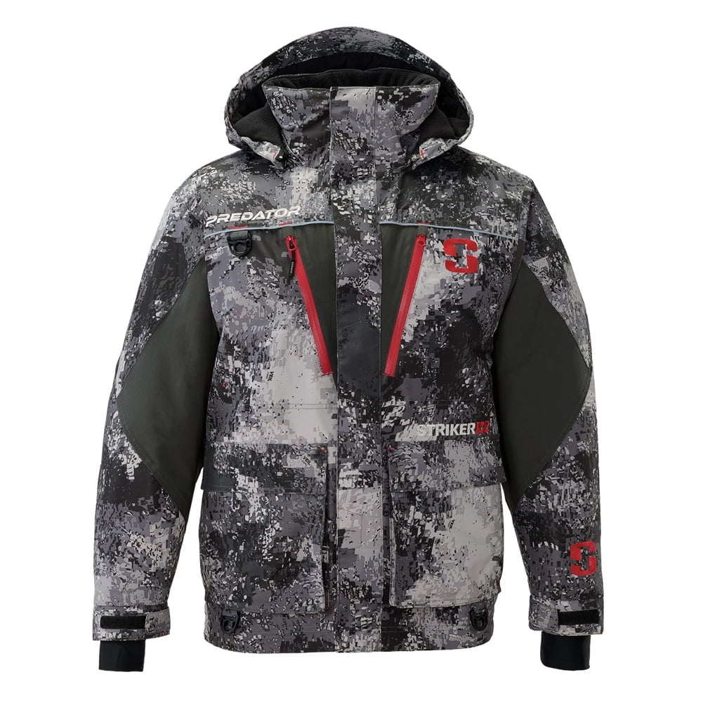 STRIKER ICE Adult Male Predator Fishing Jacket, Color: Veil Stryk, Size ...