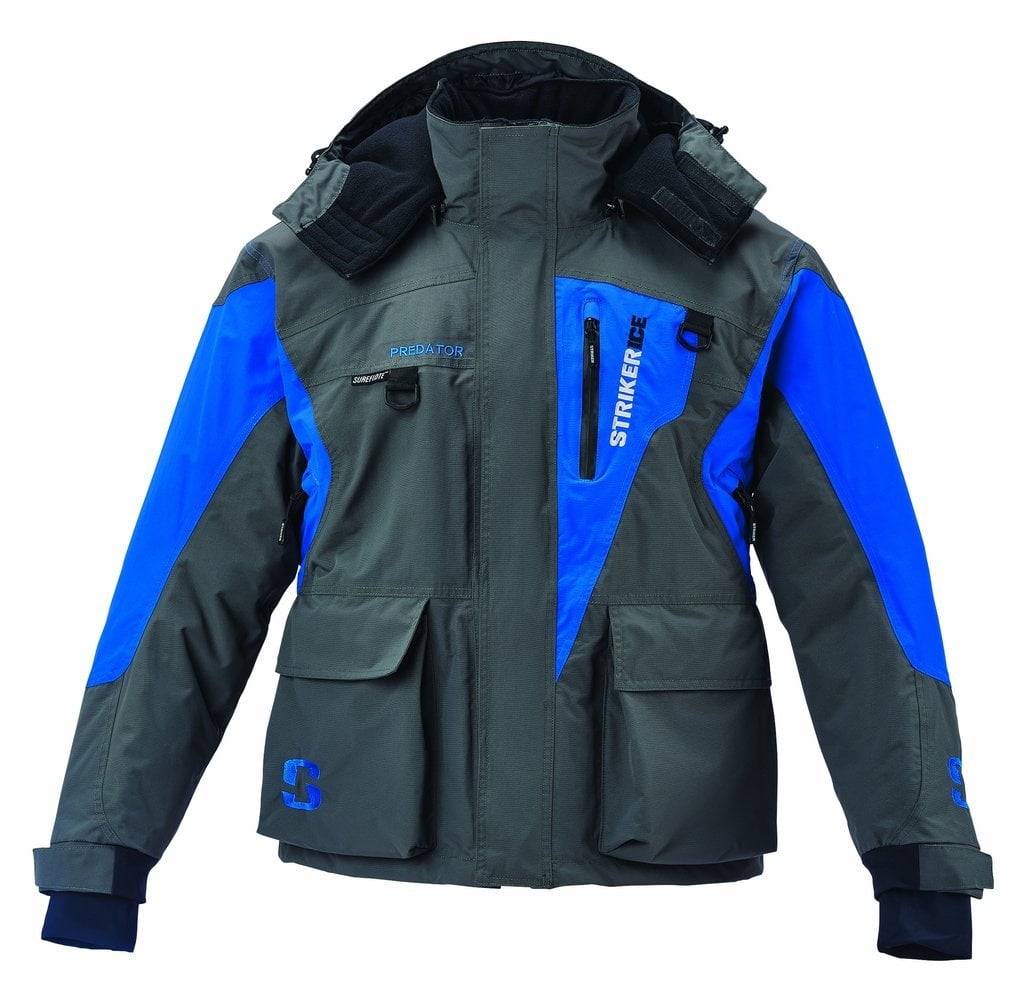 STRIKER ICE Predator Jacket, Color: Gray/Blue (115222-PAR) - Walmart.com