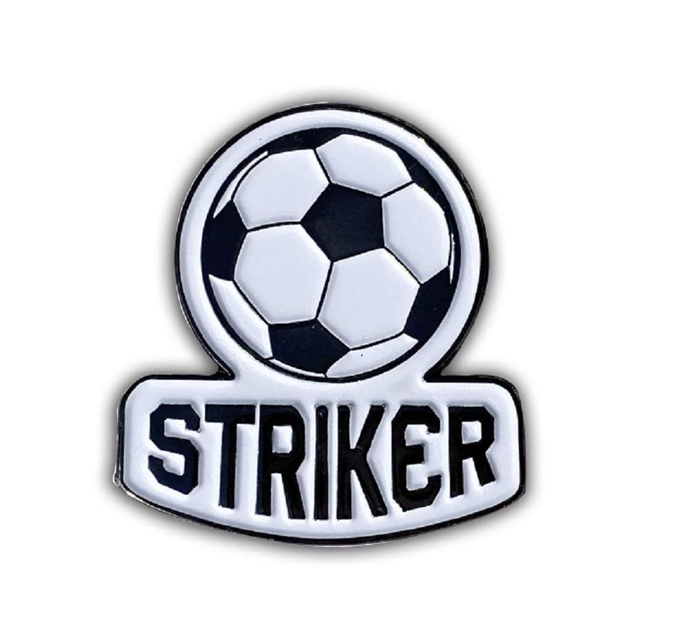 STRIKER SOCCER PIN - Soccer Ball Fans Reward Enamel Lapel PIN for ...