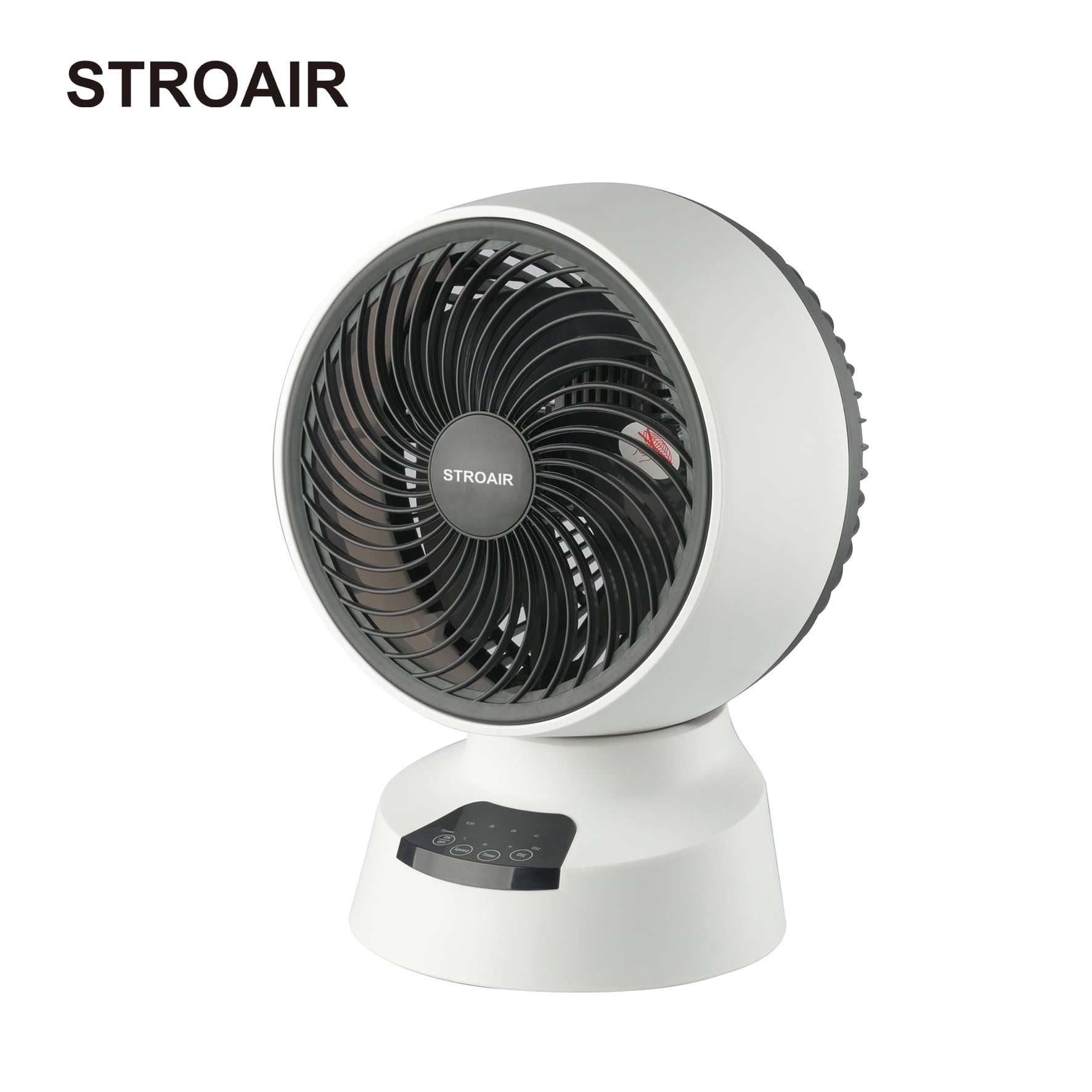 Free Shipping! STROAIR Table Fan Oscillating Quiet Small Air Circulator ...