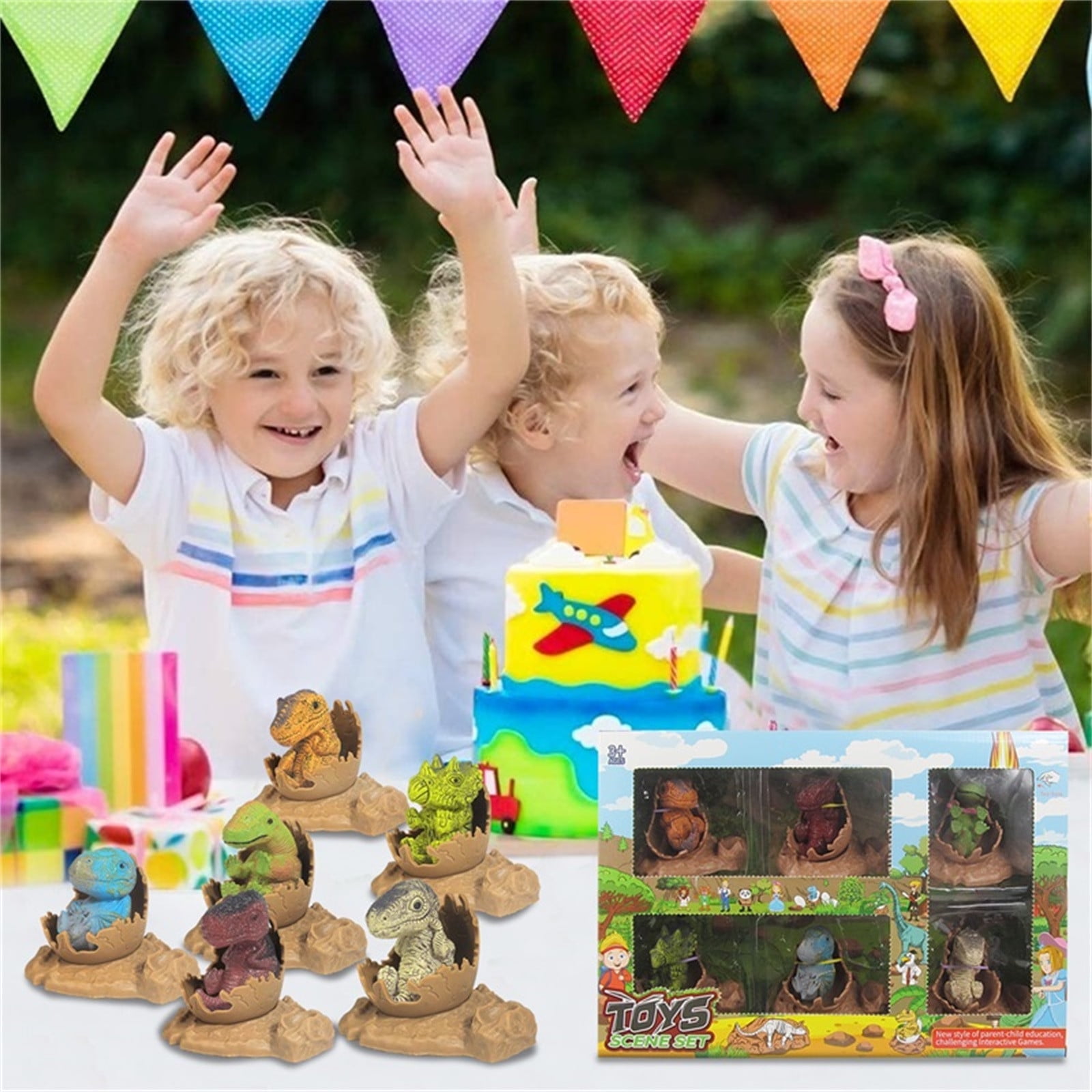 STROLA Animal Model,Simulation Dinosaur Toy Cub Model Hatching Dinosaur ...