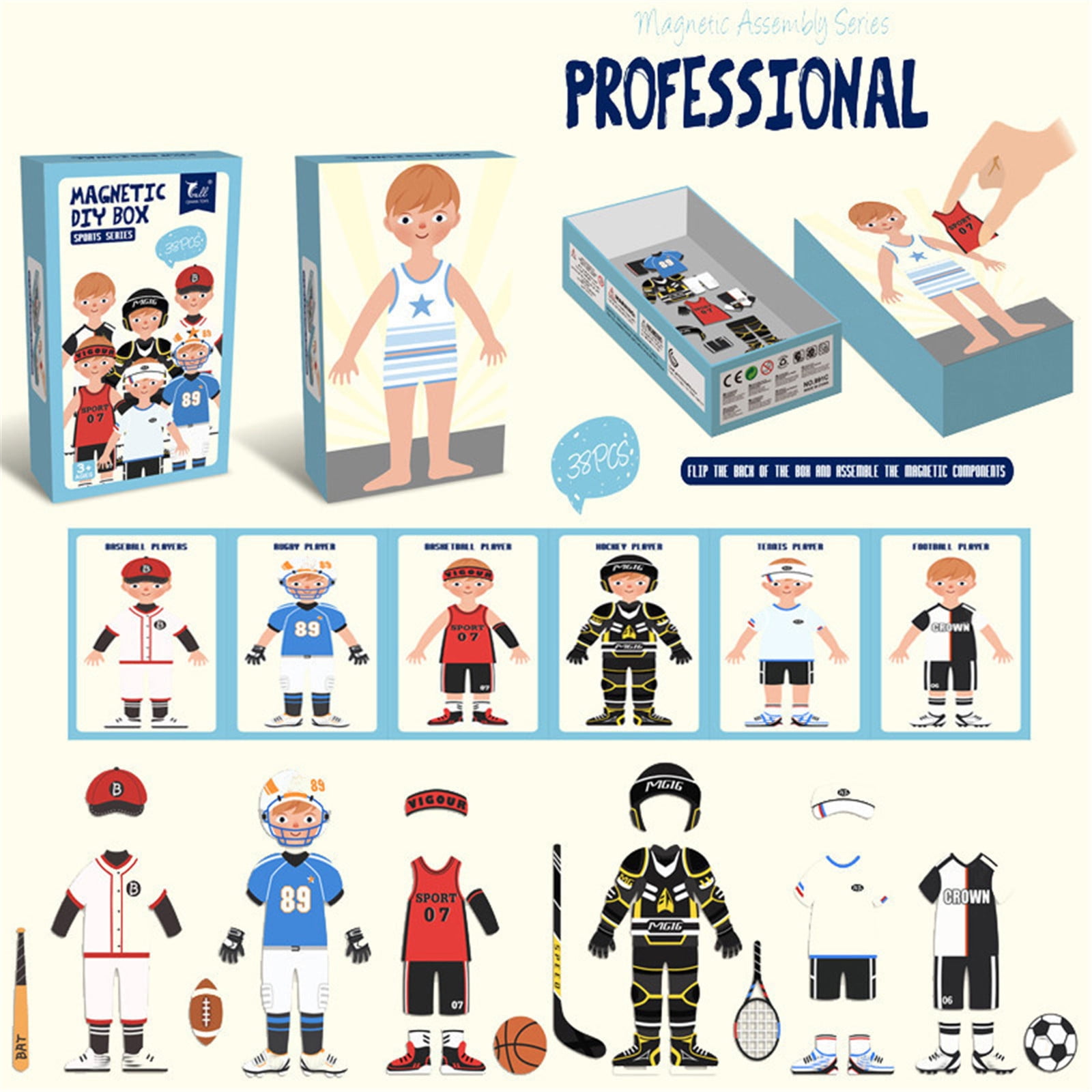 STROLA Puzzle Board,Children's Educational Wooden Toys Magnetic Game ... STROLA Puzzle Board,Children's Educational Wooden Toys Magnetic Game ...