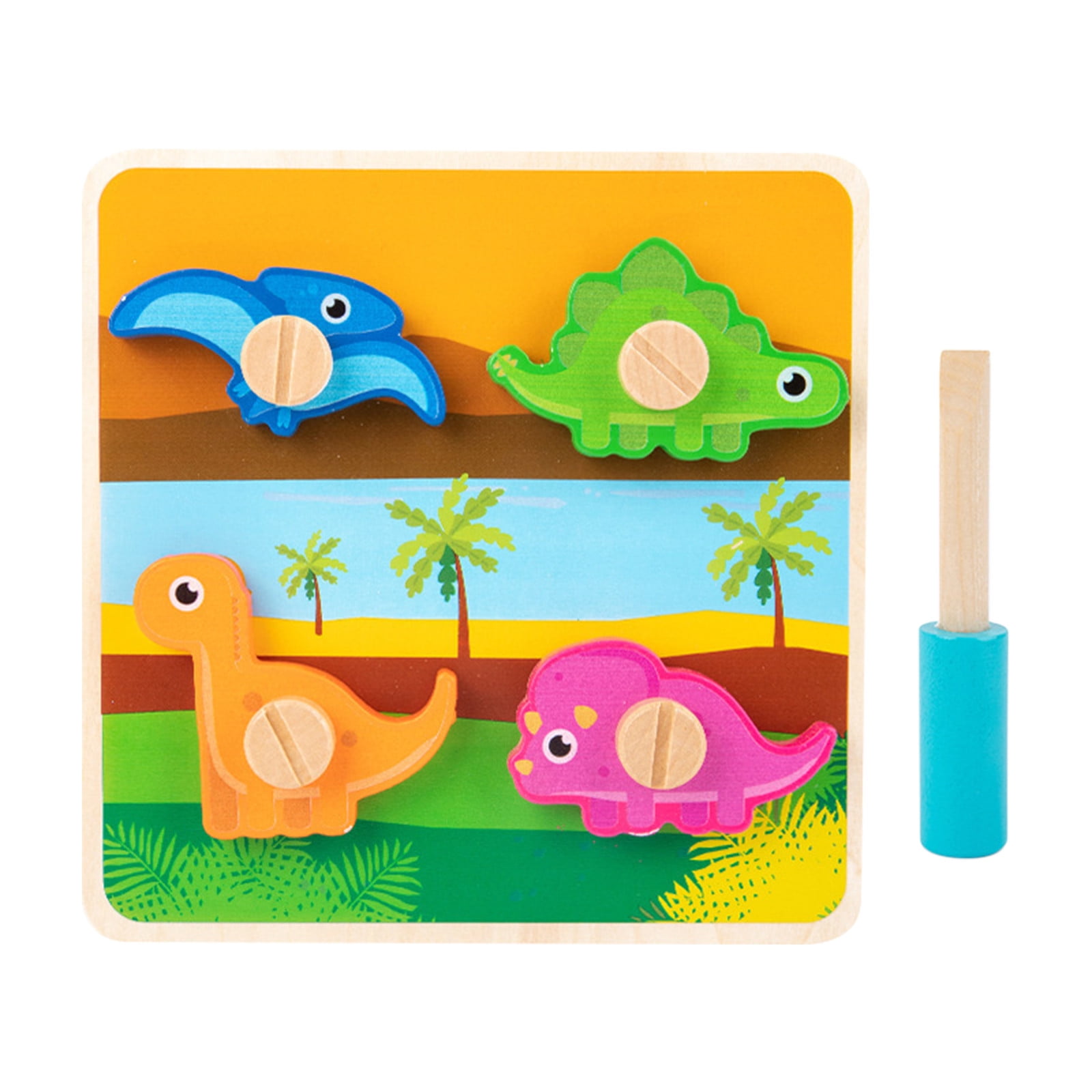 STROLA Puzzle For Adults,Wooden Screw Screw Matching Puzzles Early ...