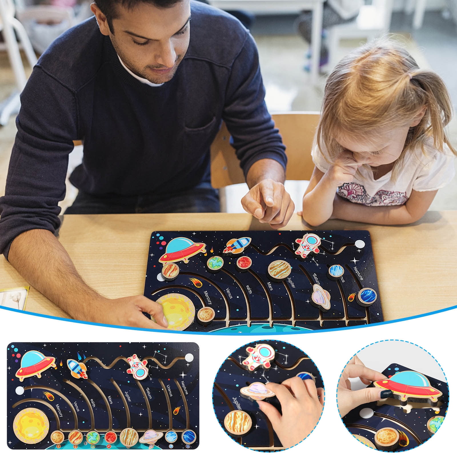 STROLA Puzzles For Kids Ages 4-6,Children's Intelligence Puzzles Of ...