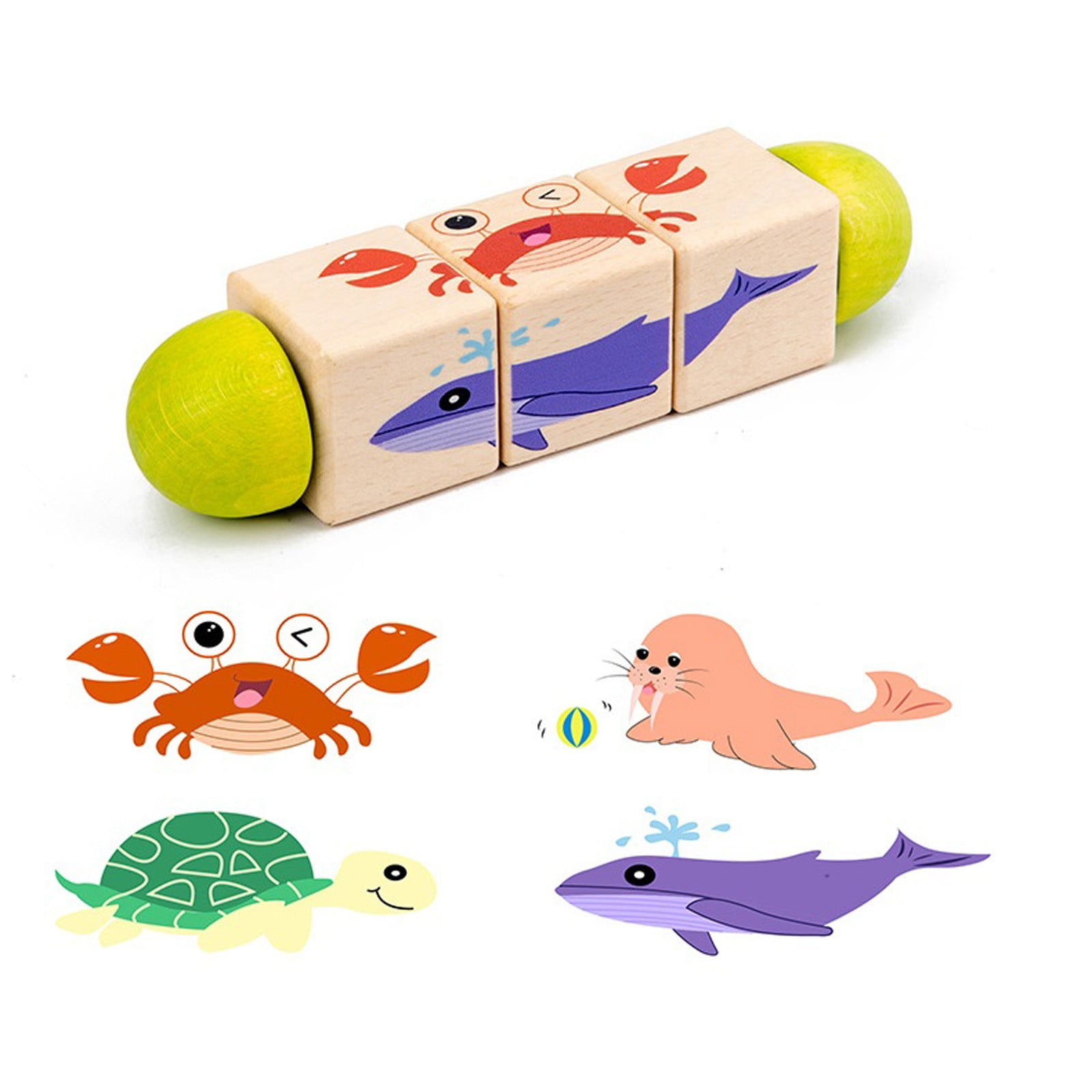 STROLA Puzzles For Kids Ages 4-6,Children's Wooden Early Learning ...