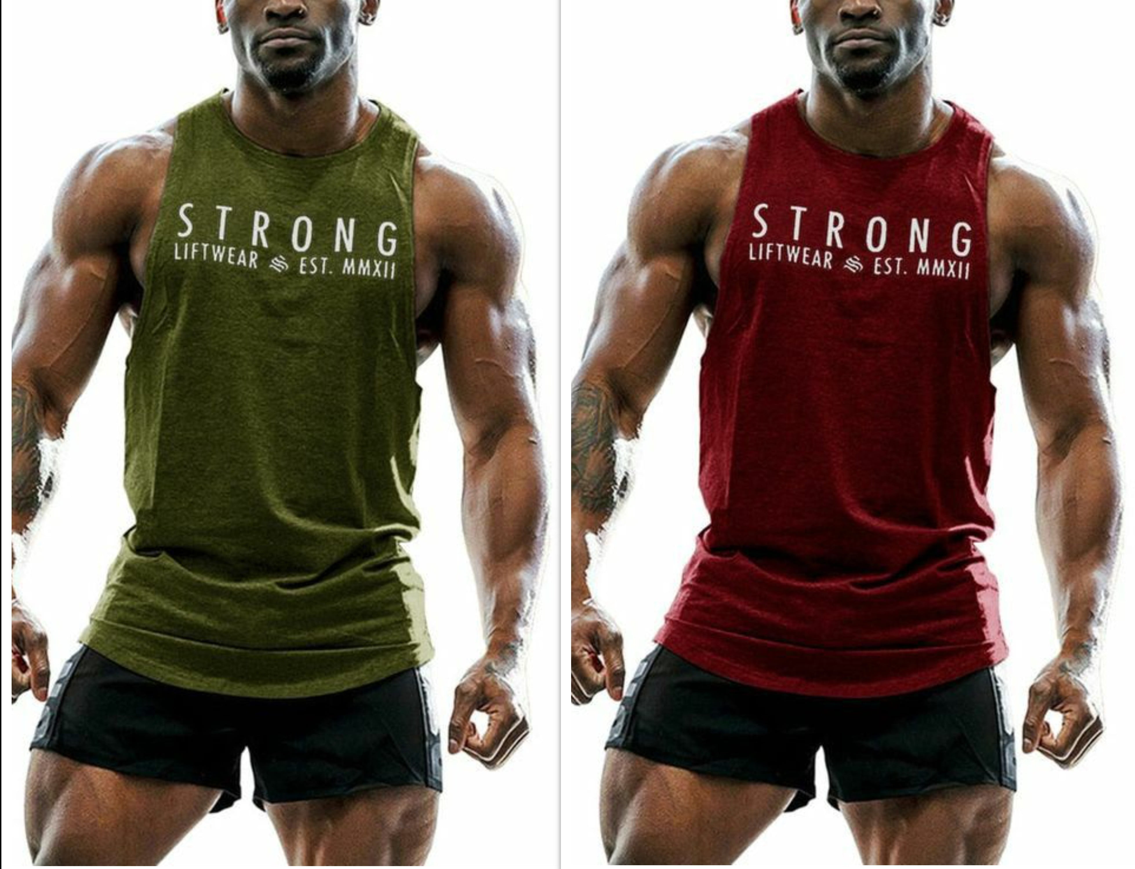 STRONG LIFTWEAR OLIVE GREEN & MAROON .M - Walmart.com