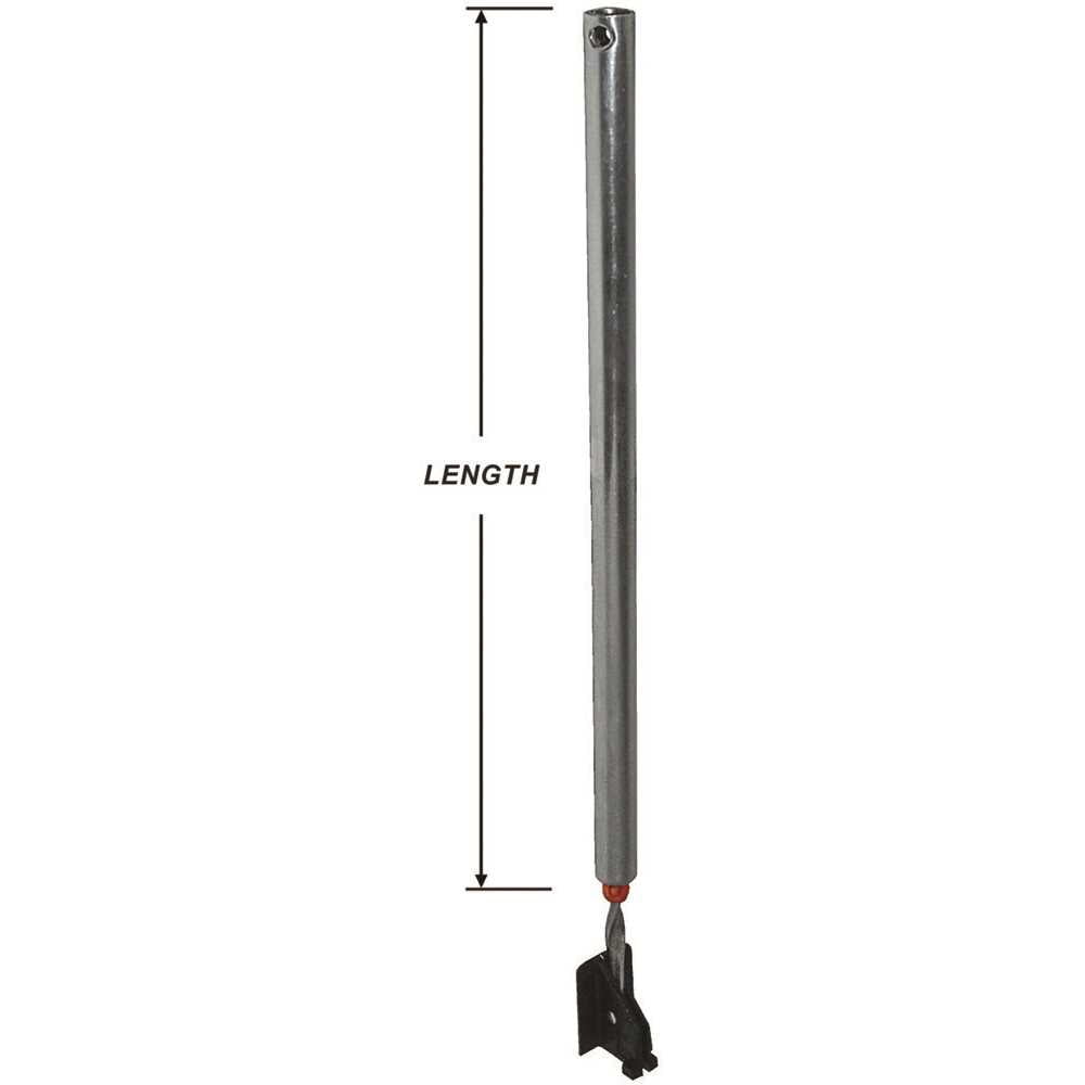 STRYBUC INDUSTRIES 72-P27RRR-1H4 9/16 in. Dia x 27 in. L Tube x 30-5/8 ...