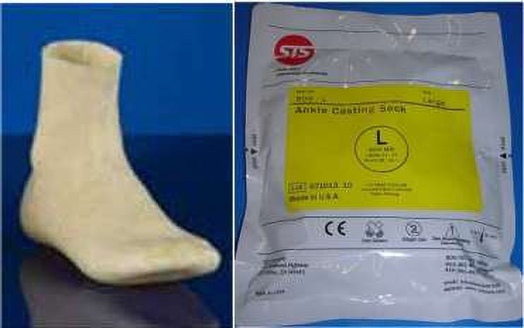 STS Foot Orthotics Casting Impression Ankle Sock Foot Mold 900-L LARGE ...