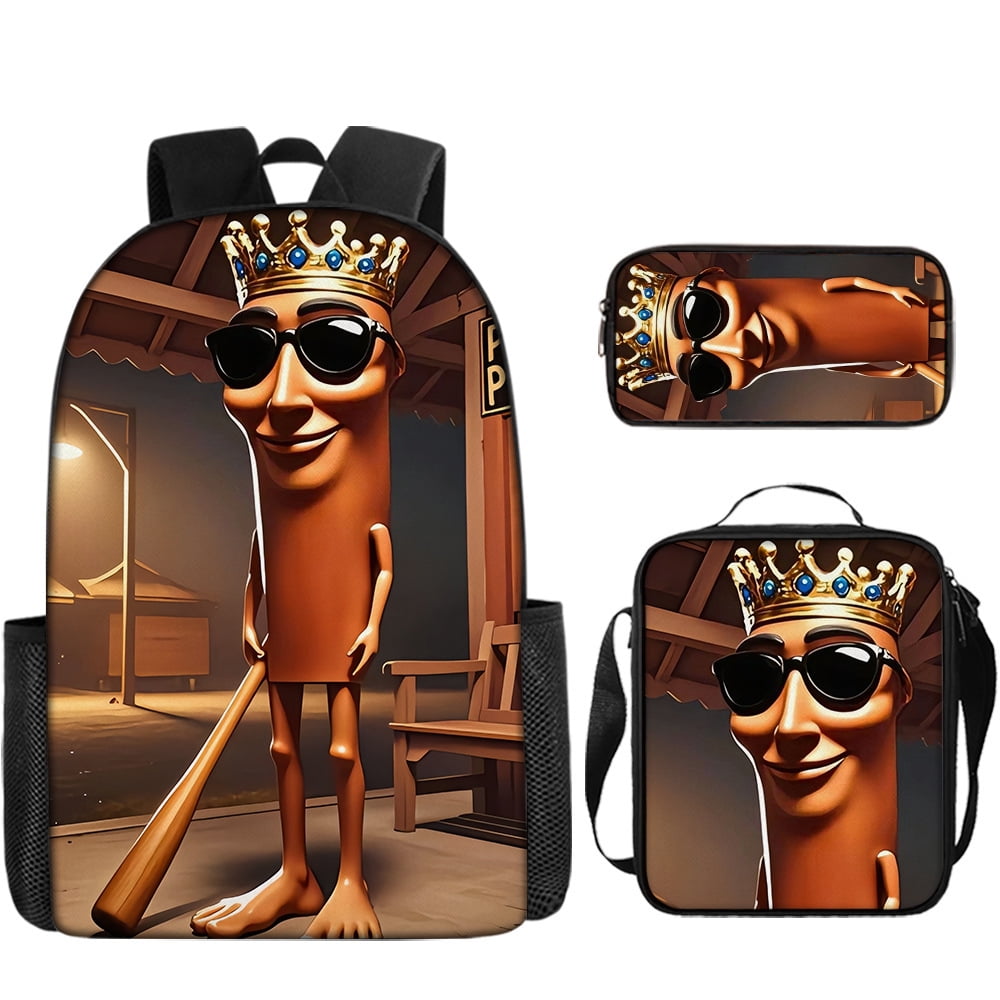 STUDENT BAG 3 PIECE SET Student bag (14 liters), back-to-school ...