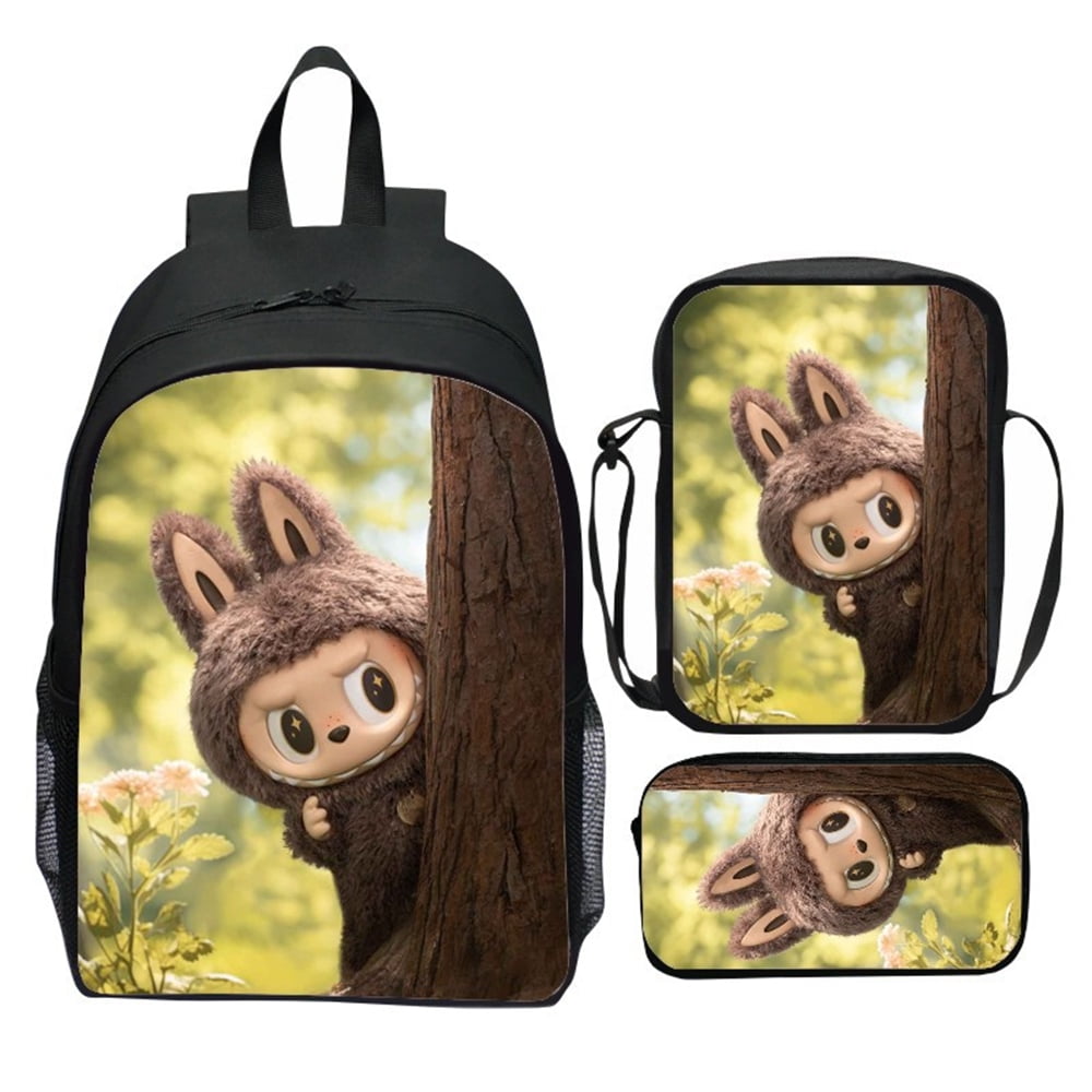 STUDENT BAG 3 PIECE SET Student bag (14 liters), back-to-school ...