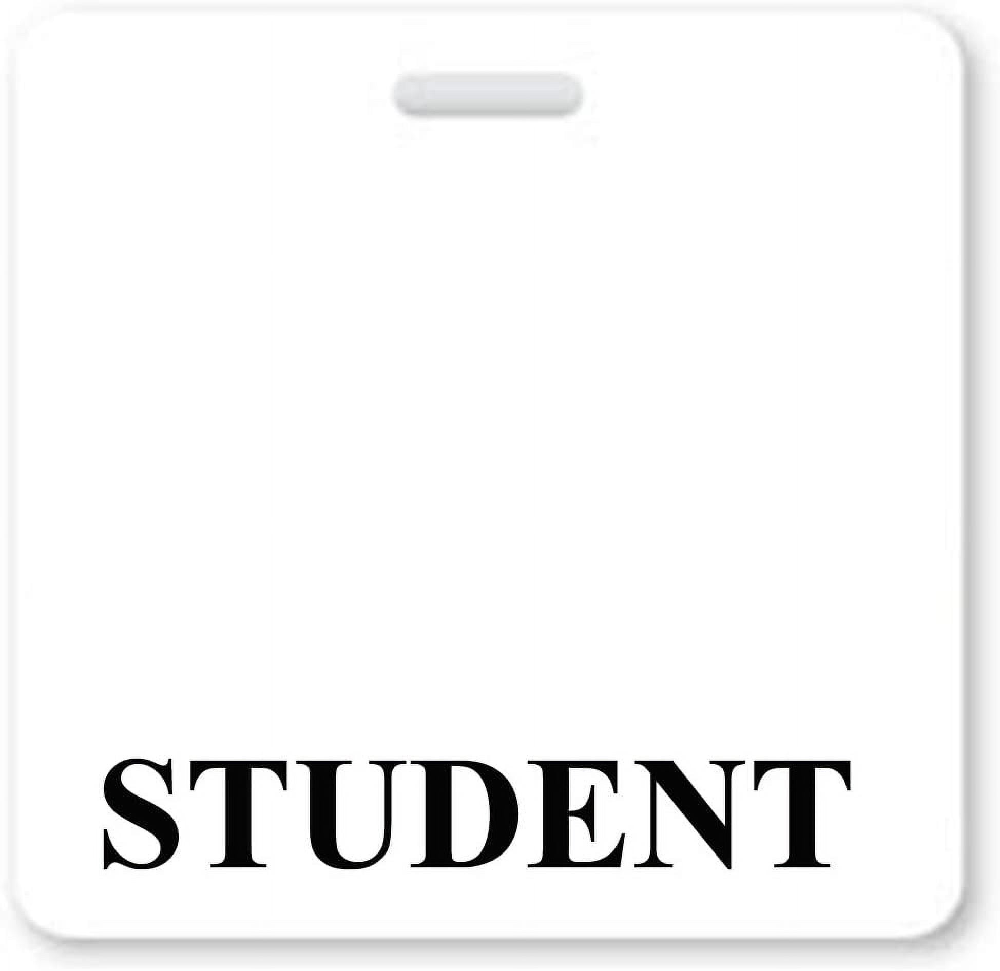STUDENT Badge Buddy - Heavy Duty Horizontal Badge Buddies for Students ...
