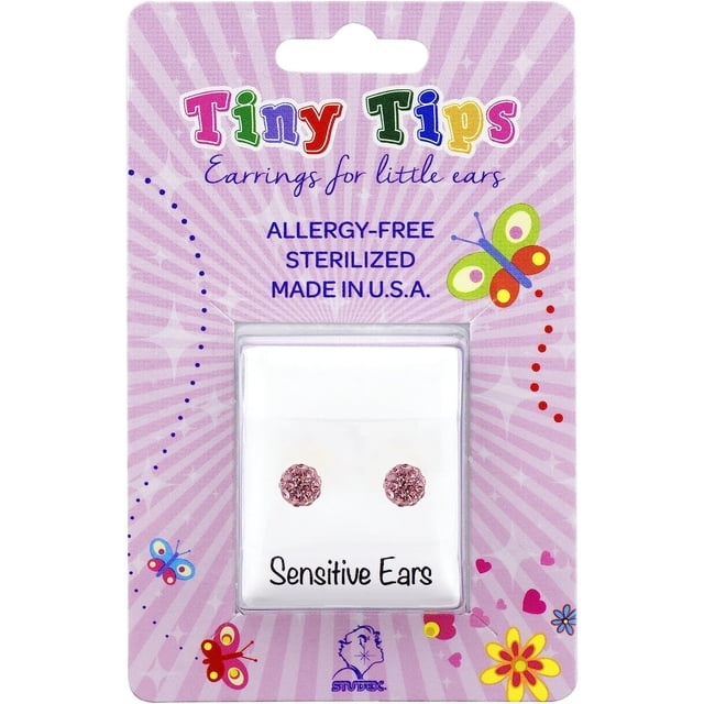 STUDEX Tiny Tips Stud Earrings Hypoallergenic for Little Ears 4.5mm ...