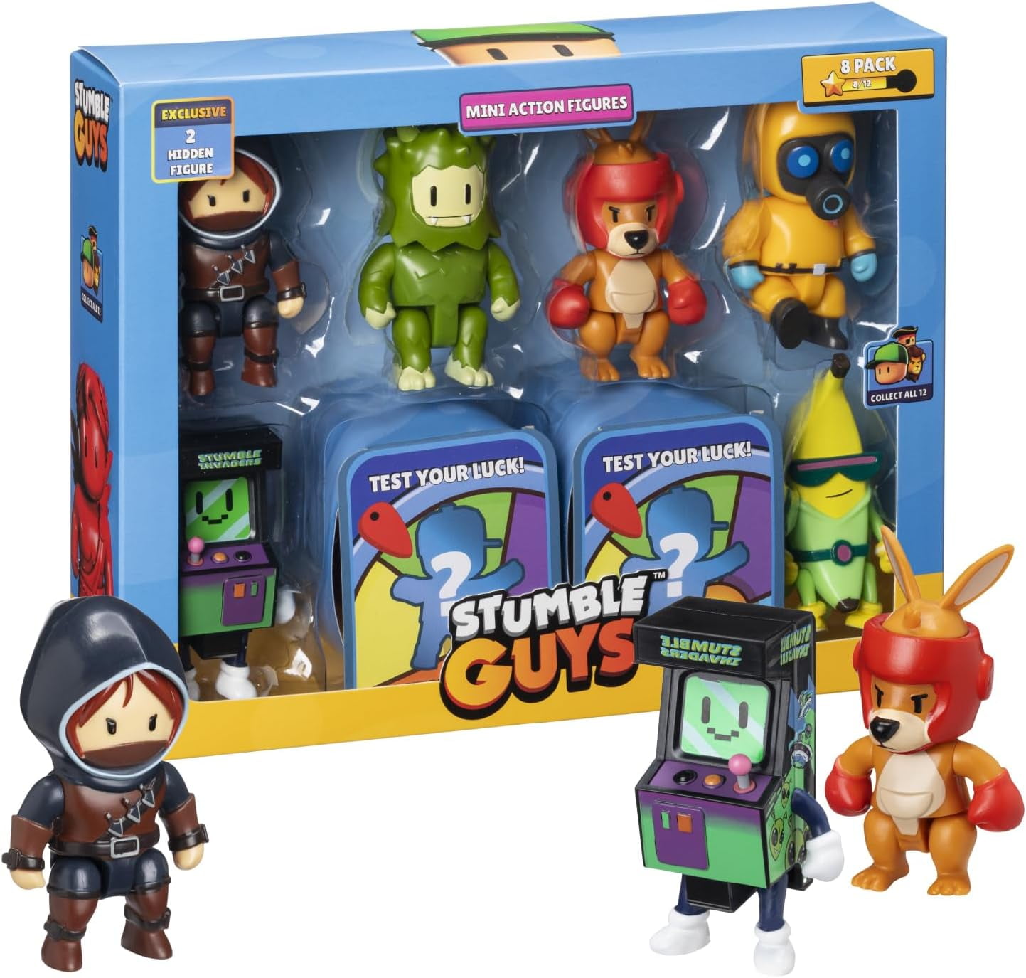 STUMBLE GUYS SERIES 2 | MINI ARTICULATED ACTION FIGURES | 8-PACK DELUXE ...