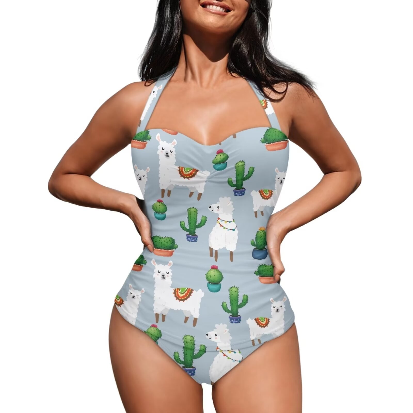 Stuoarte One Piece Swimsuits For Girls Female Push Up Padded Bikini