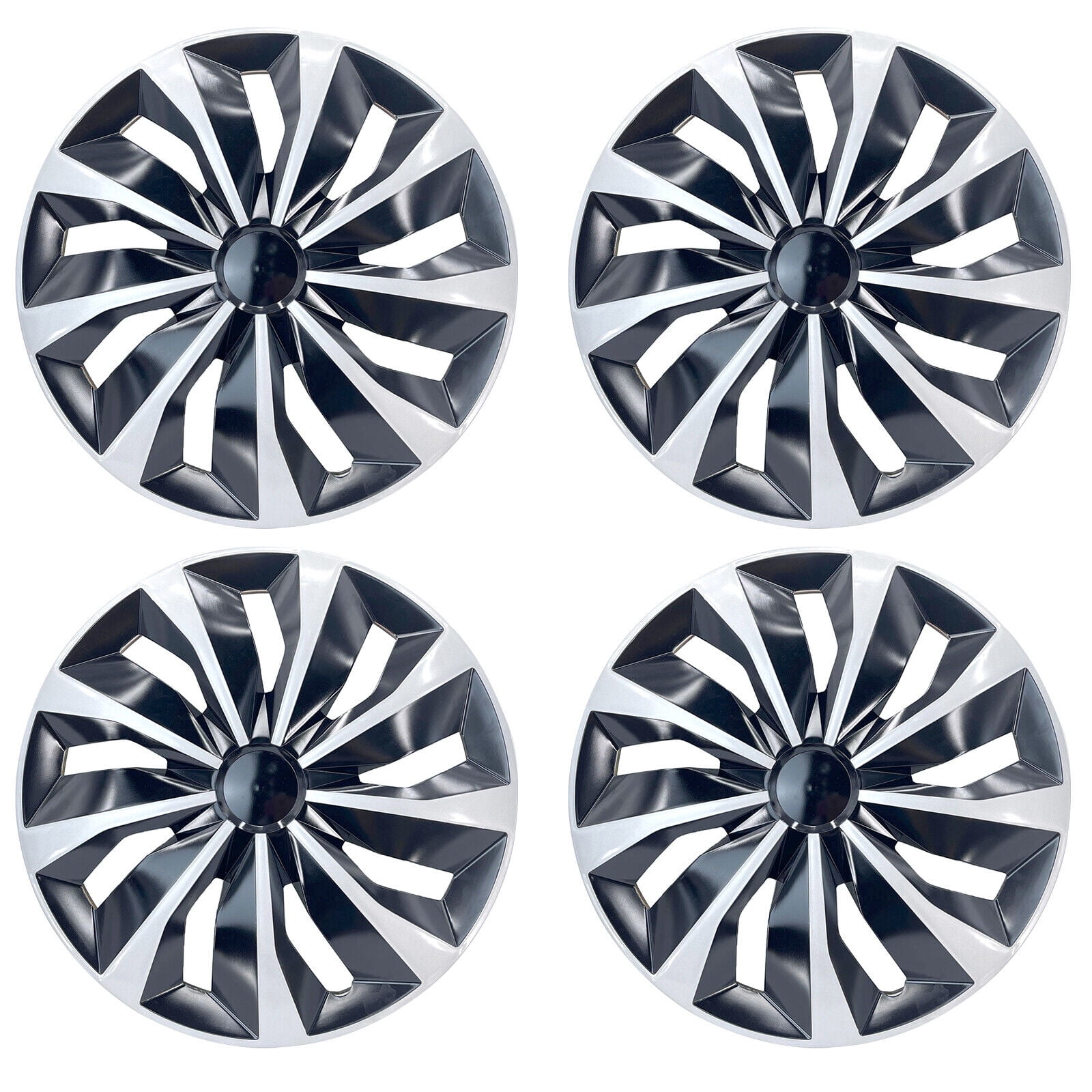 "JSTUOKE 16"" Car Auto Wheel Covers, Set of 4 Steel Wheels & Full Rim ...