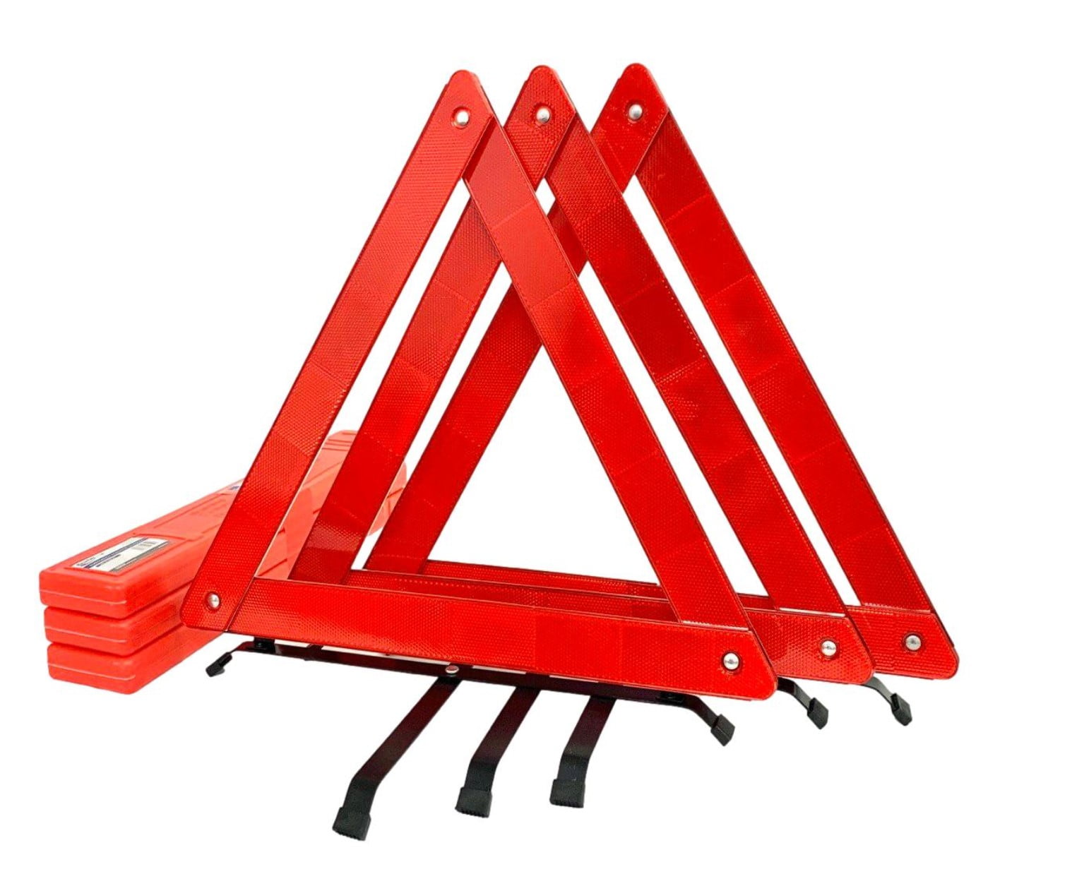 STURGID Emergency Roadside Safety Triangle Set with Reinforced Base - 3 ...